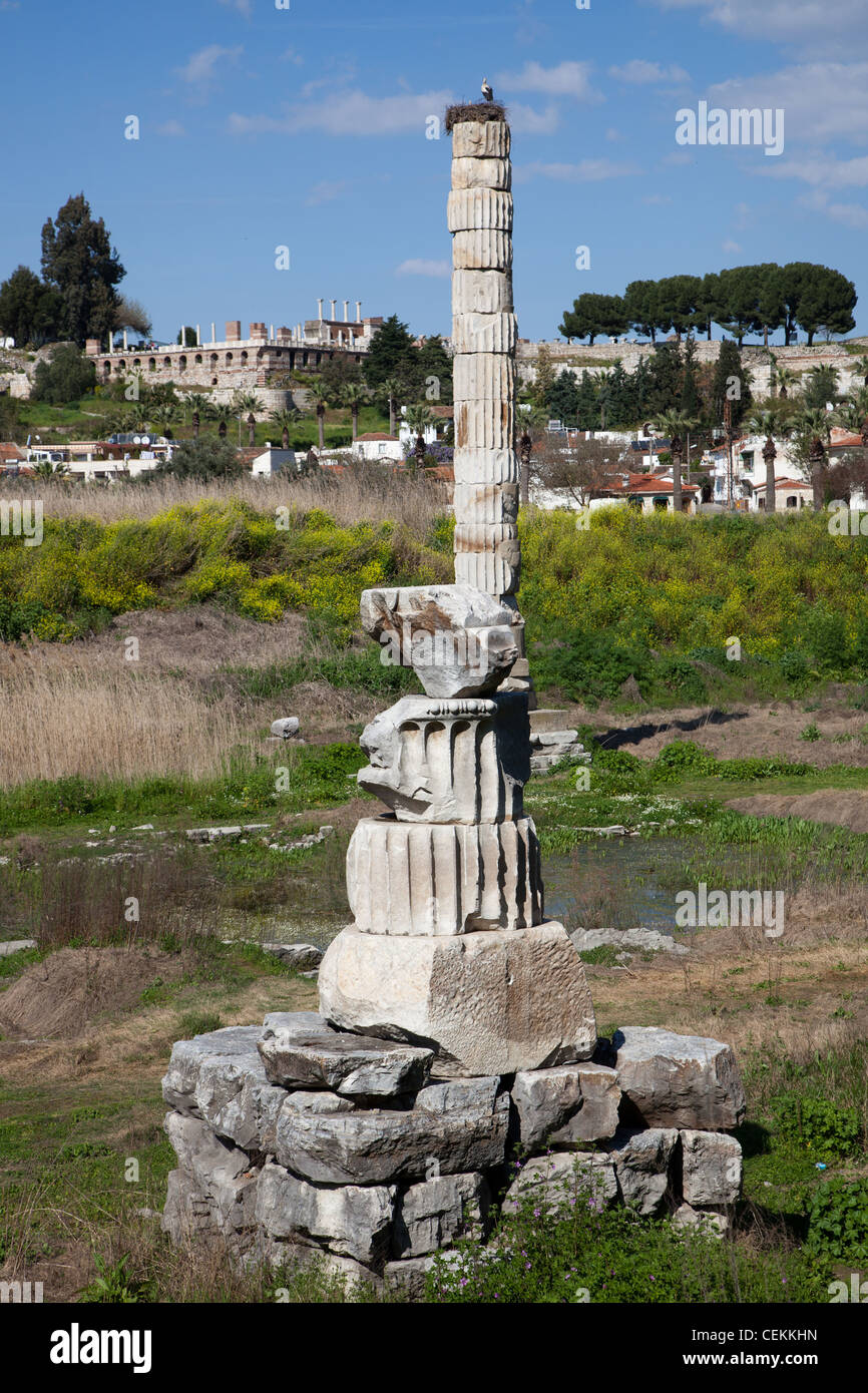 Türkei, Artemision von Ephesos, Artemis-Tempel Stockfotografie - Alamy