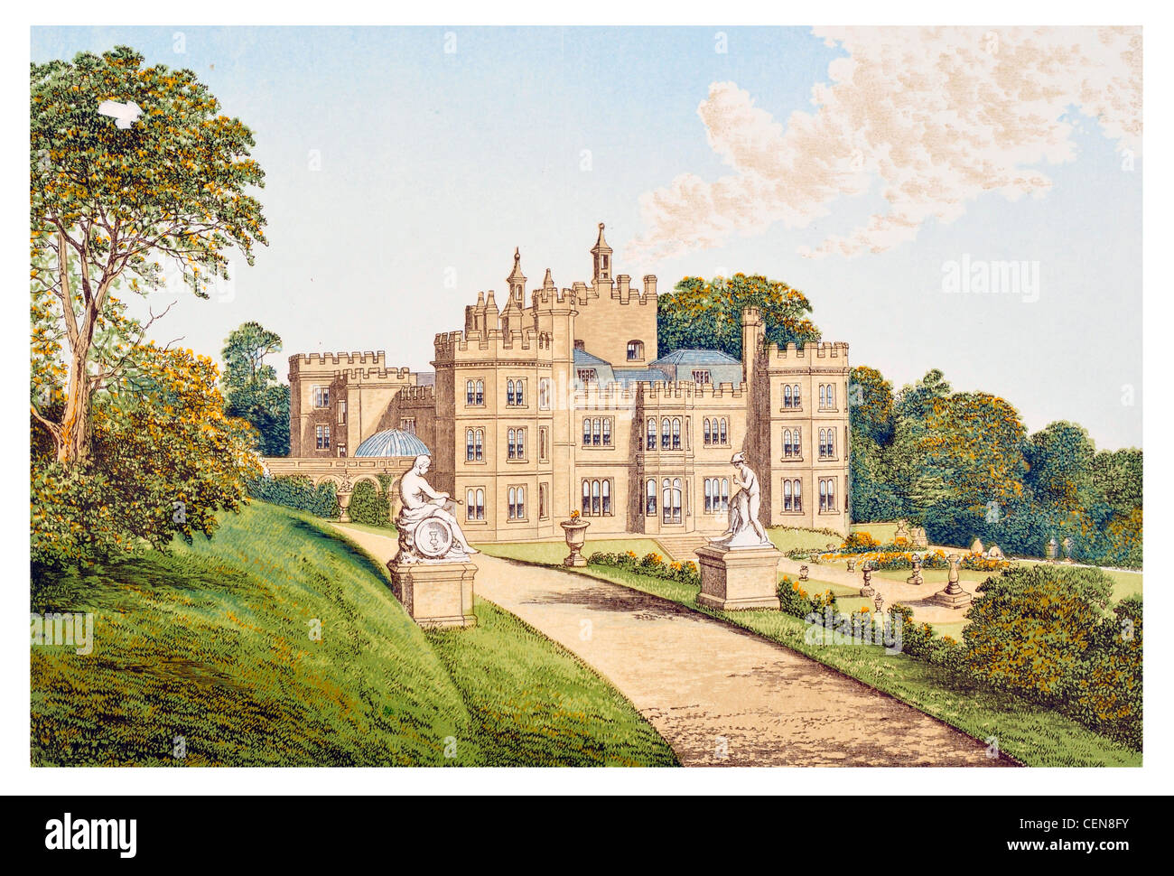 Mount Edgcumbe Haus Herrenhaus Cornwall England Grade II ...