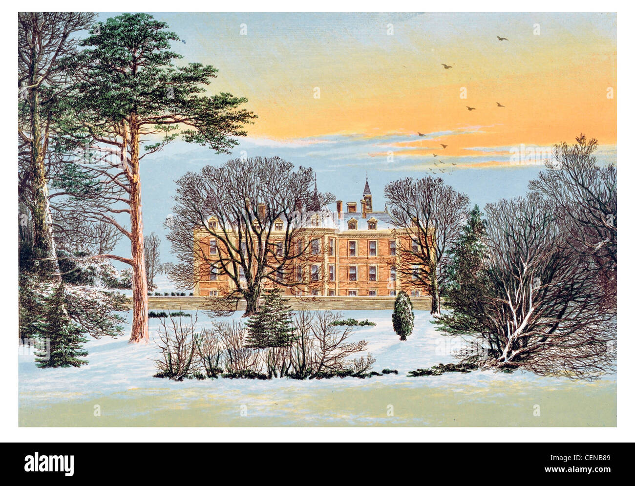 Warter Priory East Riding von Yorkshire England UK sportliche Anwesen ...