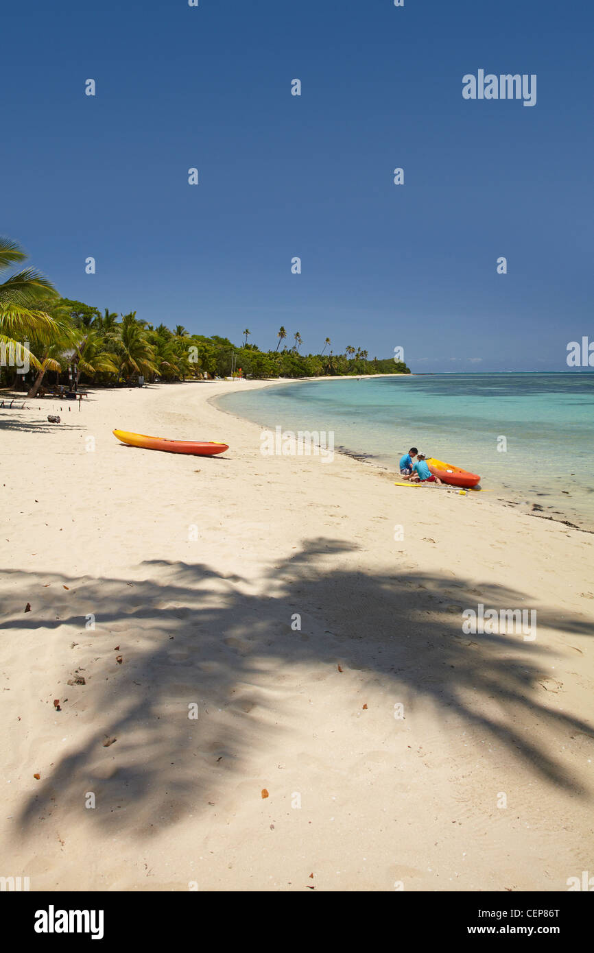 Palme schatten und familie am strand spielen -Fotos und -Bildmaterial ...