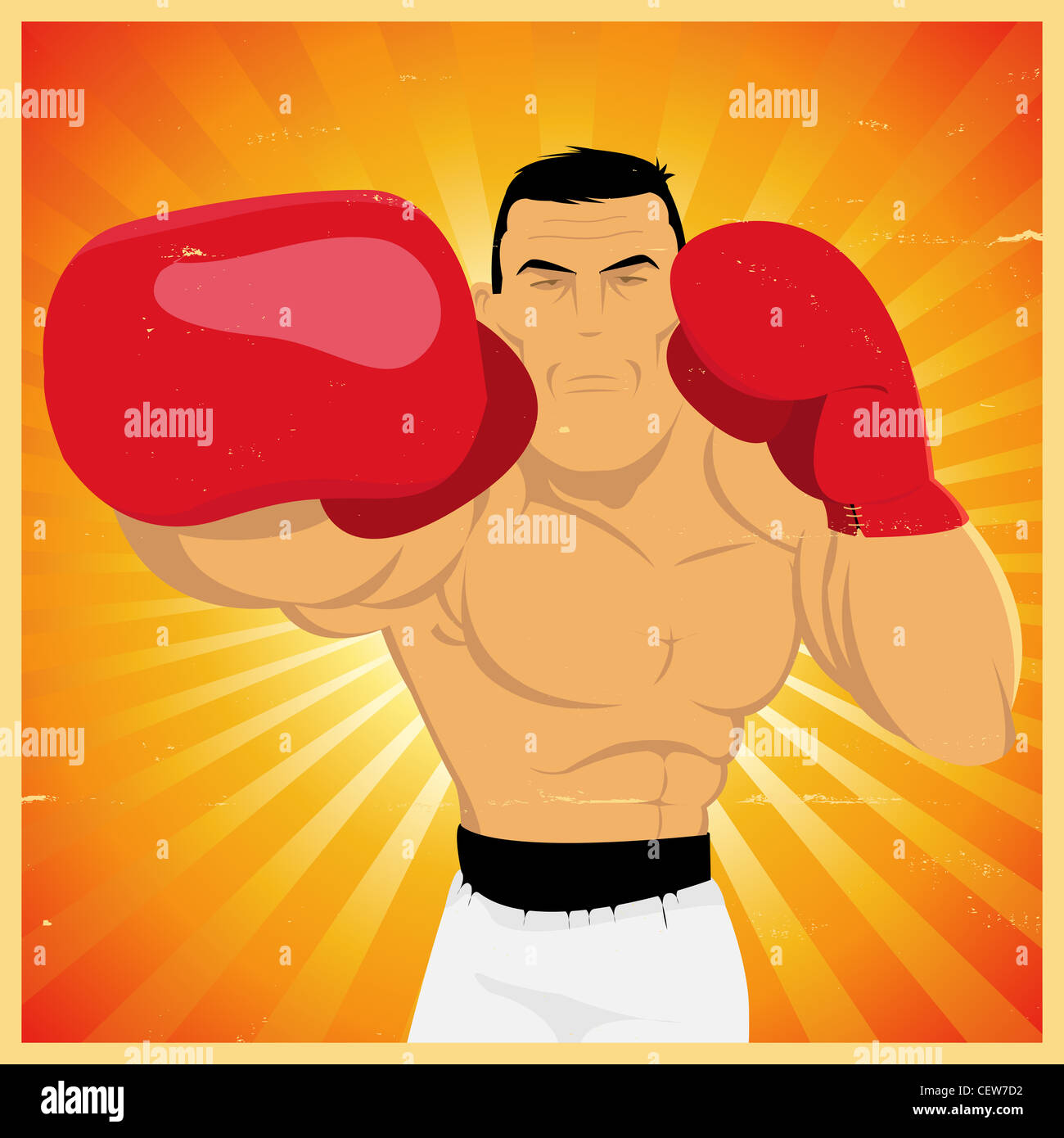 Boxer fighter cartoon -Fotos und -Bildmaterial in hoher Auflösung ...