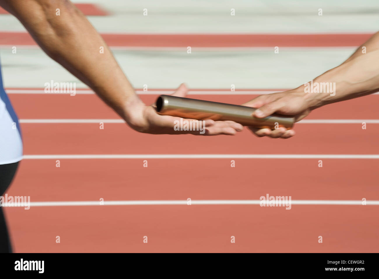 Relay Runners Stockfotos und -bilder Kaufen - Alamy