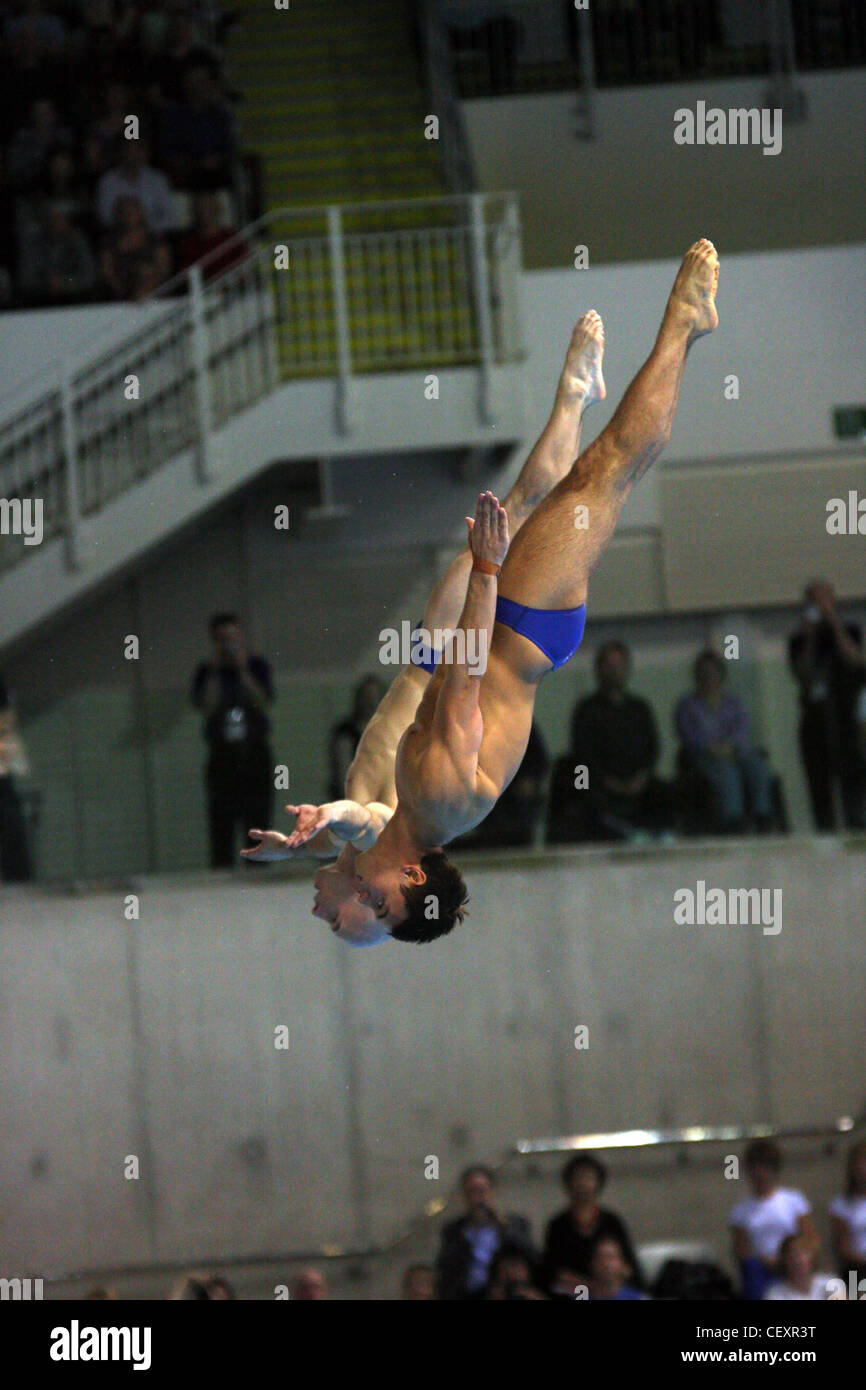 Tom DALEY, Peter WATERFIELD (GBR) in die Synchronpore 10m Plattform bei ...