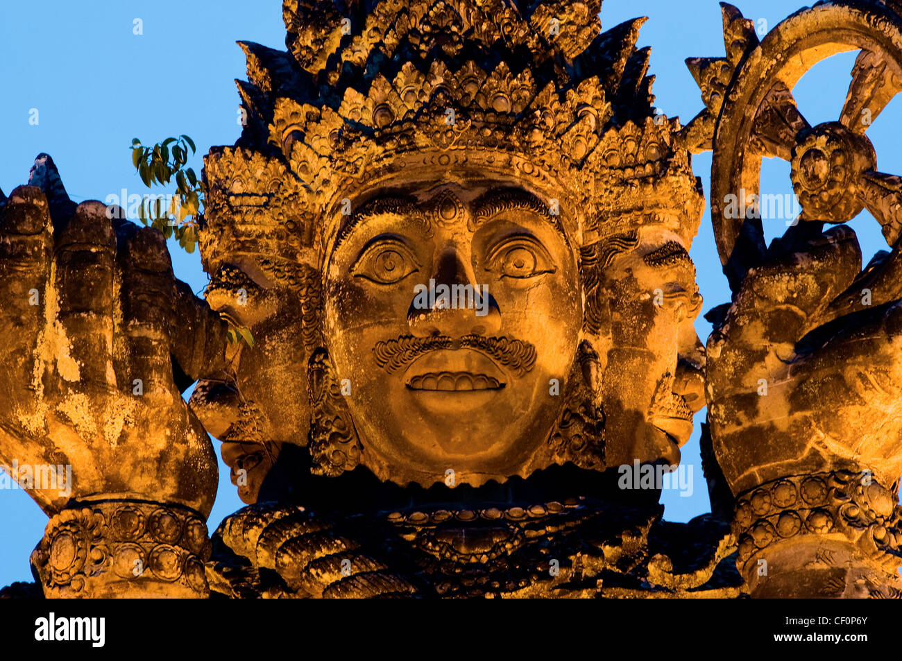 Catur Muka Statue Denpasar, bali Stockfotografie - Alamy