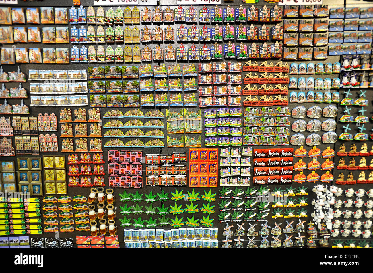 Amsterdam Fridge Magnet Souvenir Stockfotos und -bilder Kaufen - Alamy