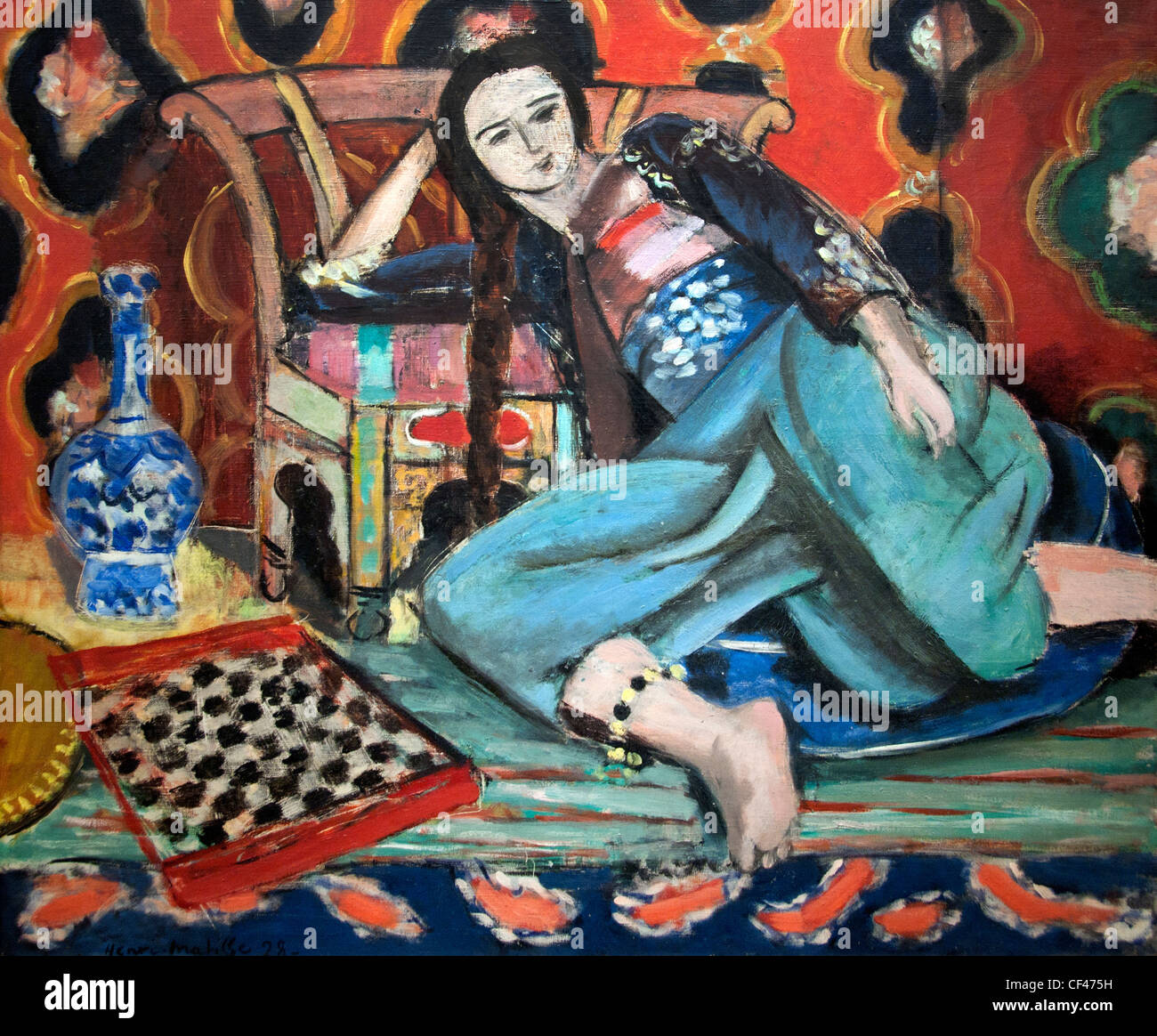 Odalisque au Fauteuil Odalisque mit einem Stuhl 1928 Henri Matisse ...