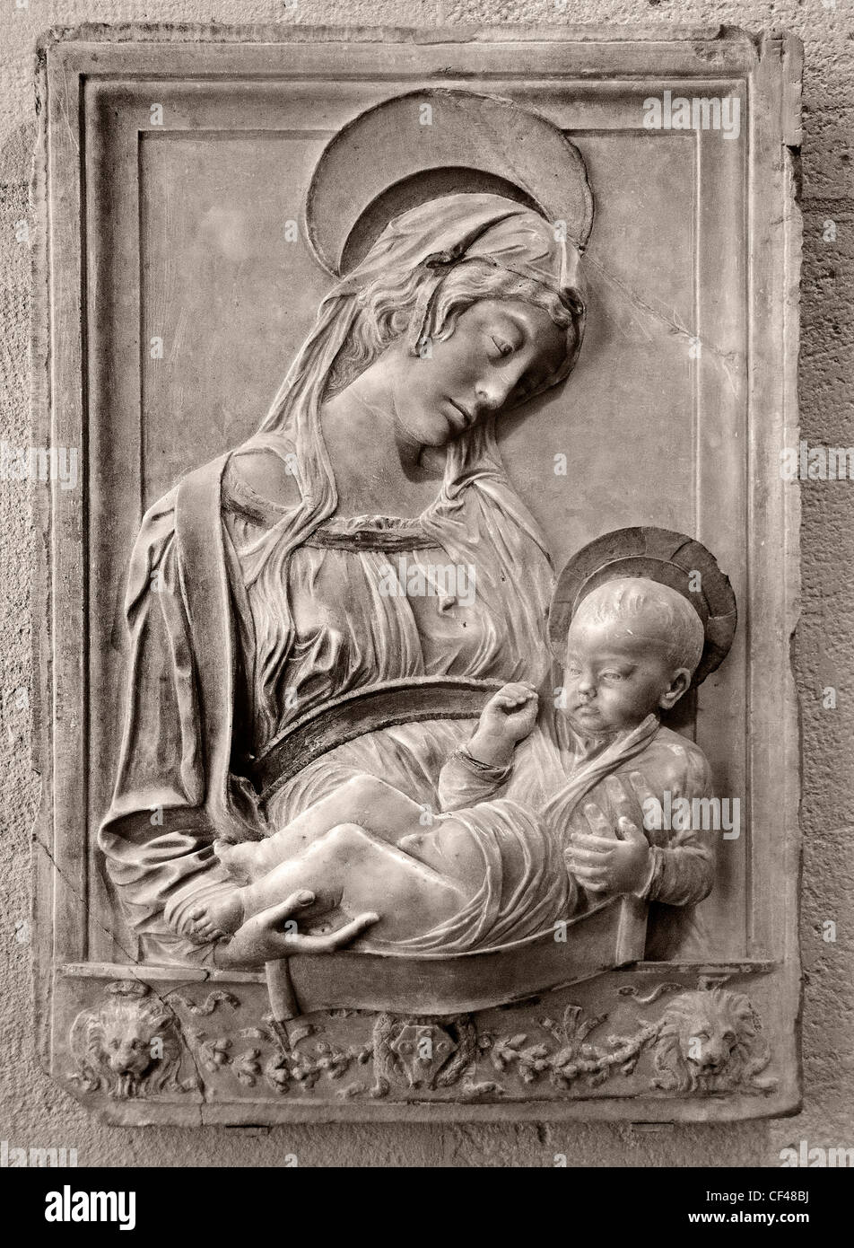 Jungfrau Maria Kind Jesus Christus Meister der Madonna Piccolomini ...
