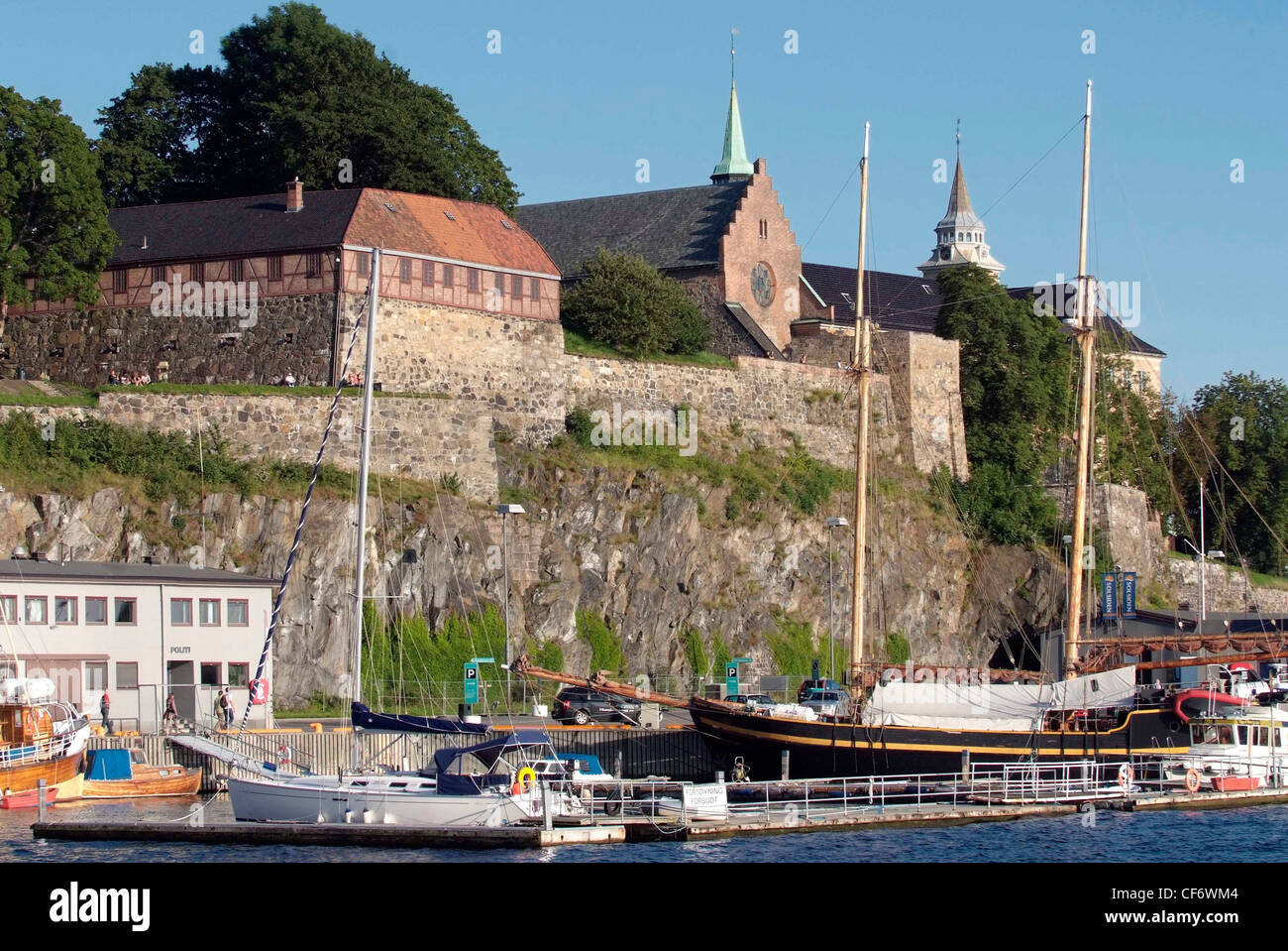 Norwegen Oslo Festung Akershus (Akershus Festning) oder Schloss ...
