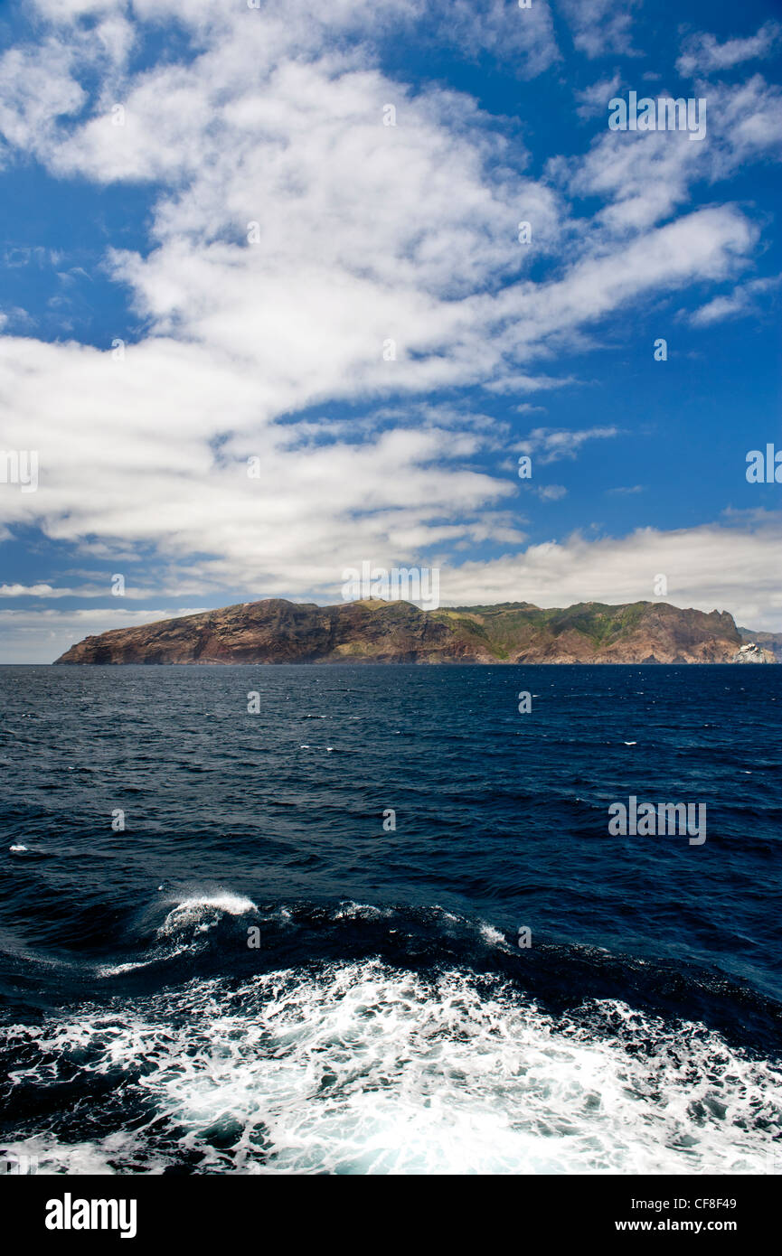 Insel St. Helena im Südatlantik von RMS St. Helena Blick auf der ...
