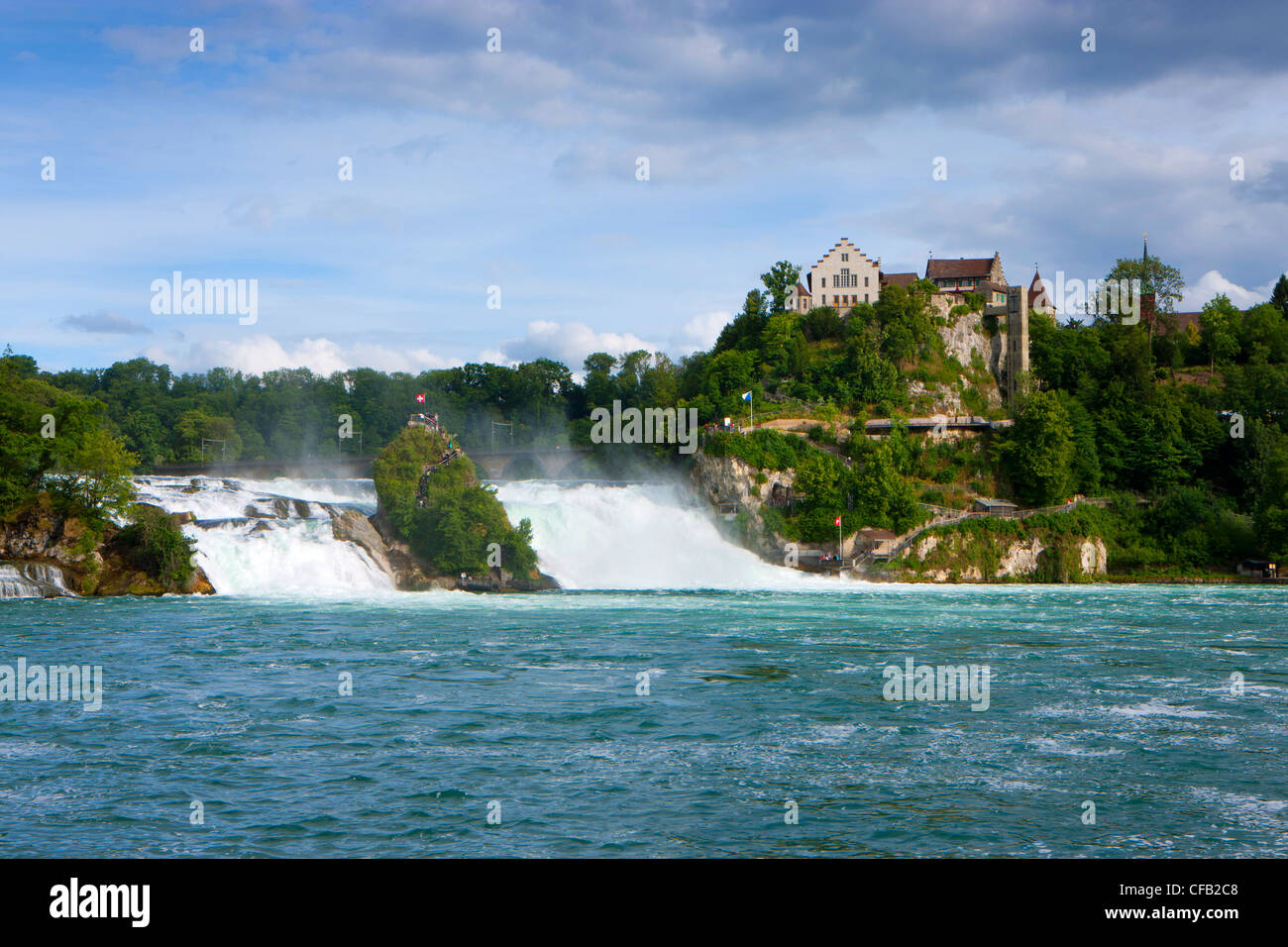 Rheinfall, Schweiz, Kanton Schaffhausen, Kanton Zürich, Fluss, Fluss ...