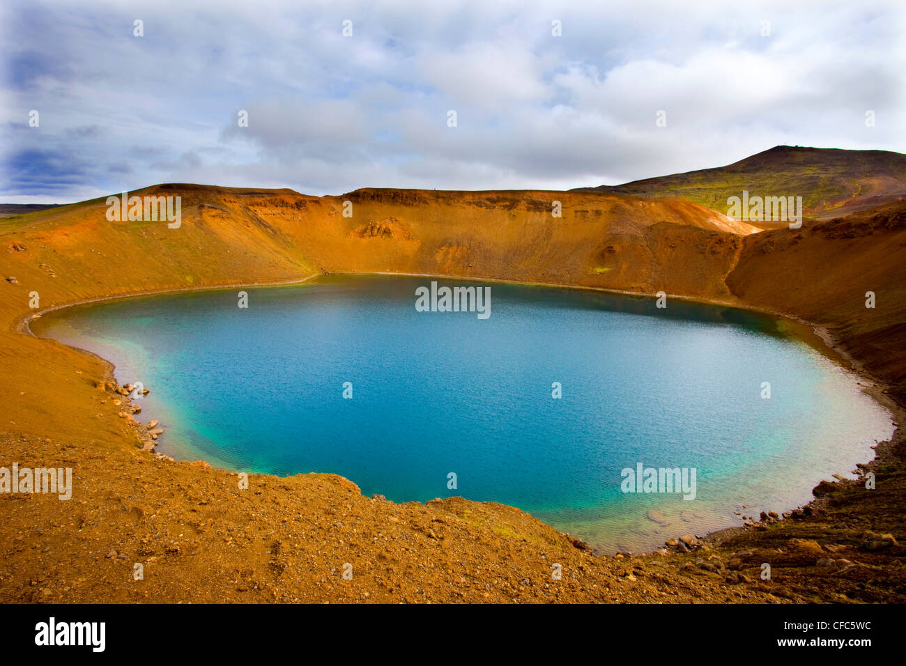 Viti Krater Askja Caldera, Volvano Krafla, Island Stockfotografie - Alamy