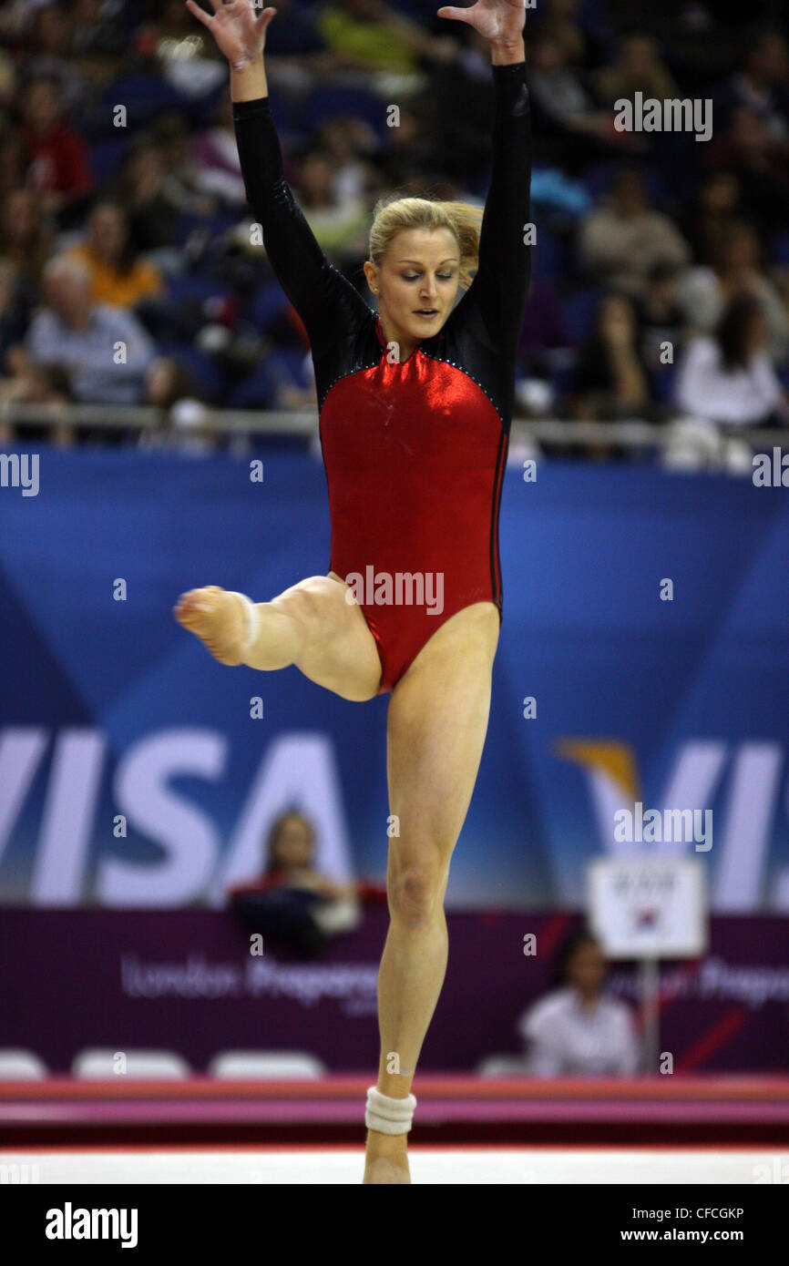 Barbara gasser of austria at the womens gymnastics -Fotos und ...