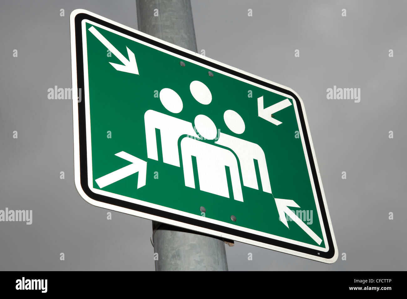 Sign meeting point -Fotos und -Bildmaterial in hoher Auflösung – Alamy