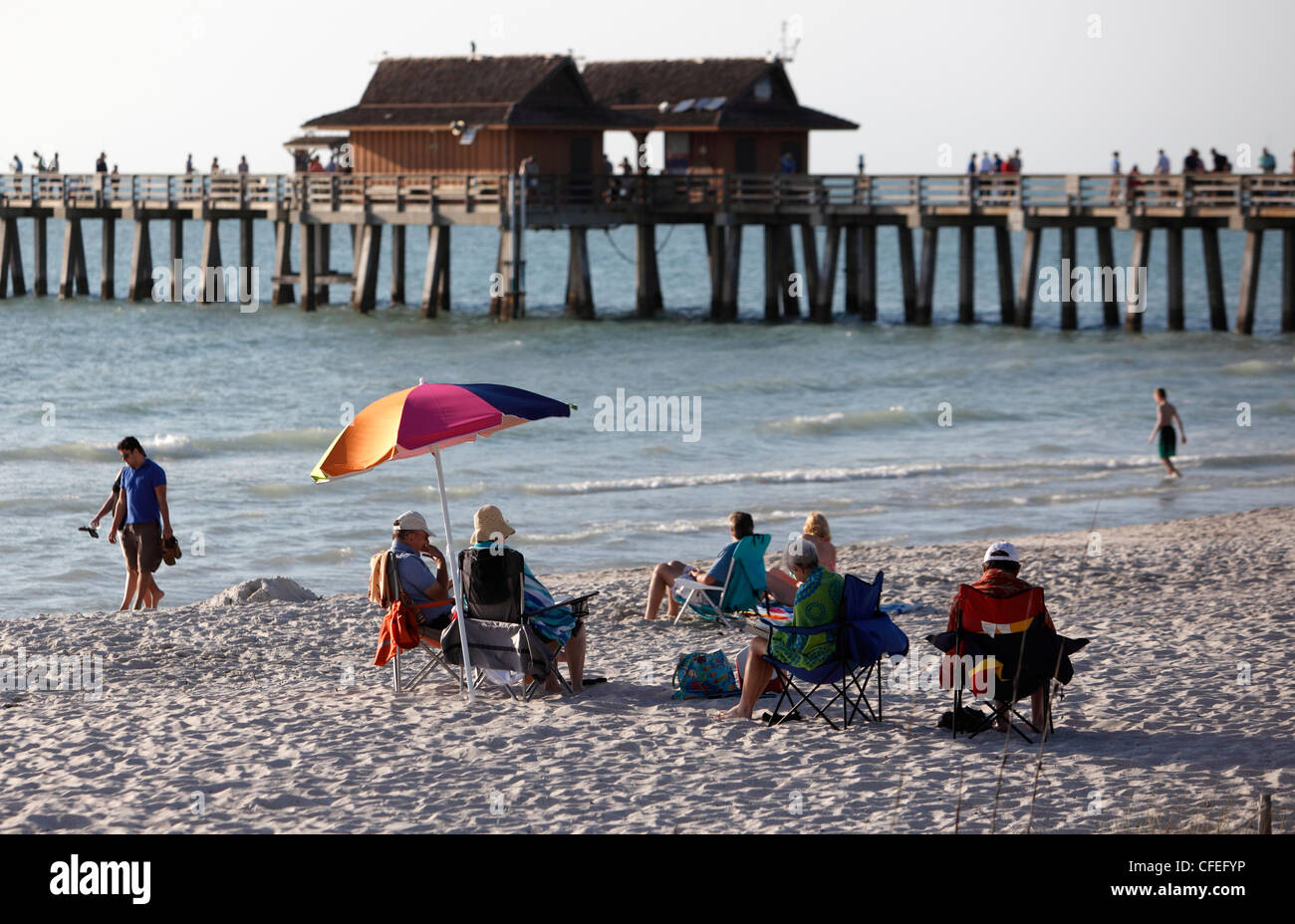 Naples Florida Strand Stockfotos und -bilder Kaufen - Alamy