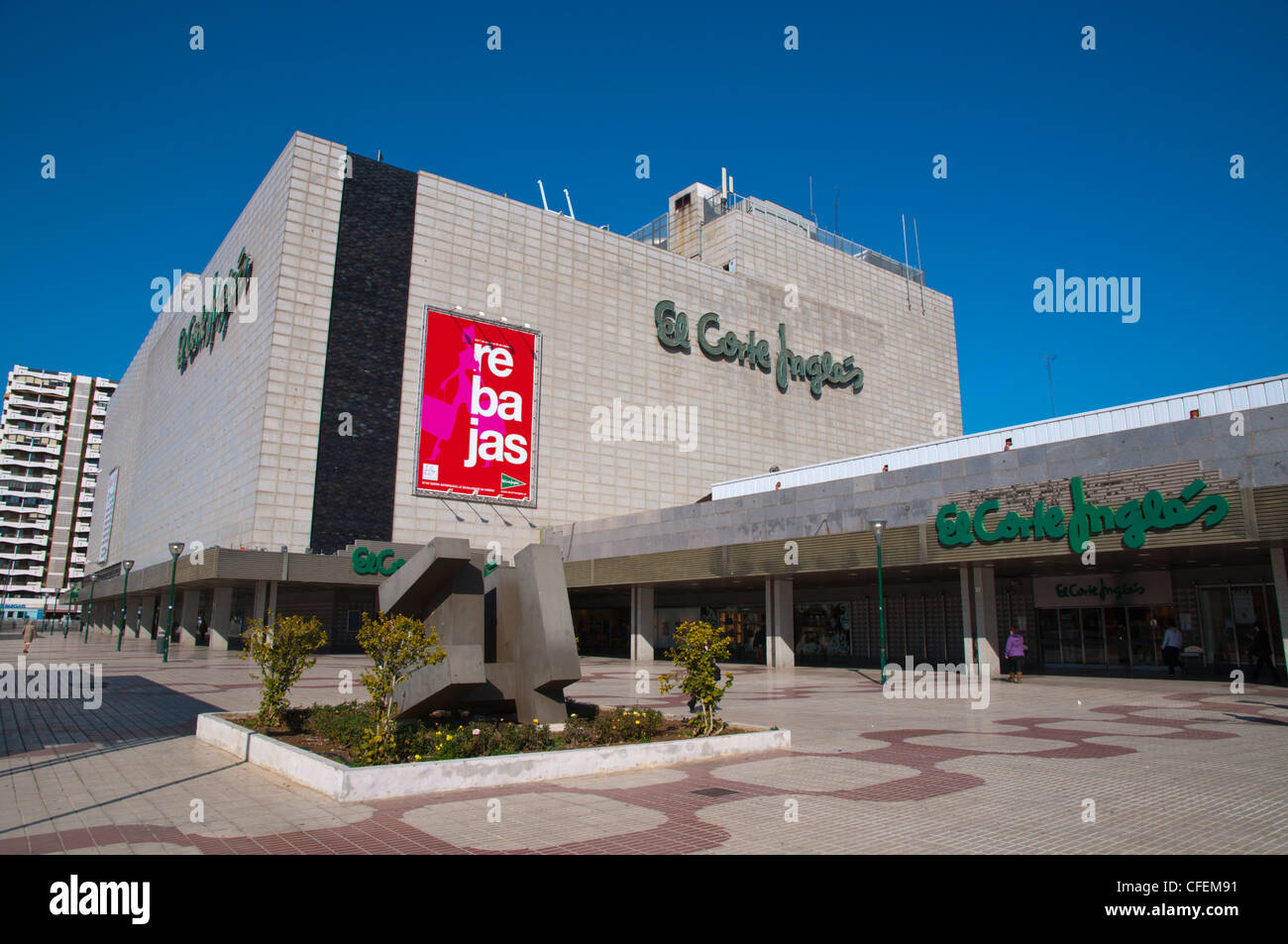 Spain andalusia malaga shopping street -Fotos und -Bildmaterial in ...