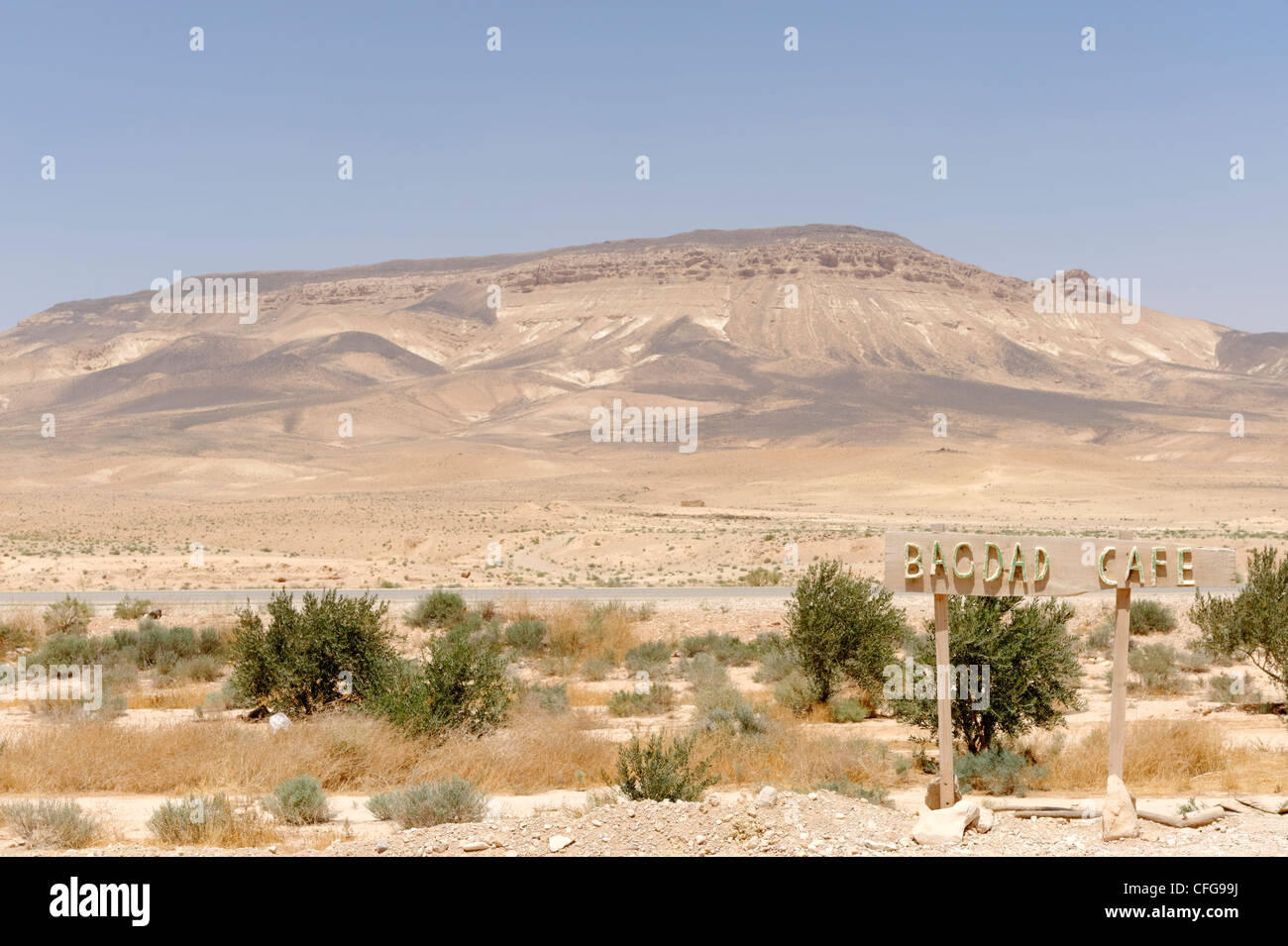 Syrien. Blick auf die markante Landschaft des Jebel Kawhla, 1200 Meter ...