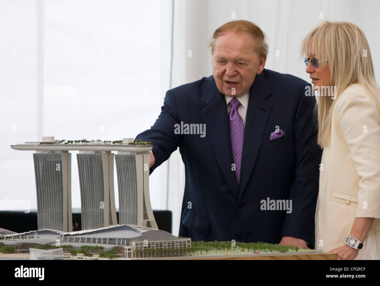 Marina bay sands resort integrato -Fotos und -Bildmaterial in hoher ...