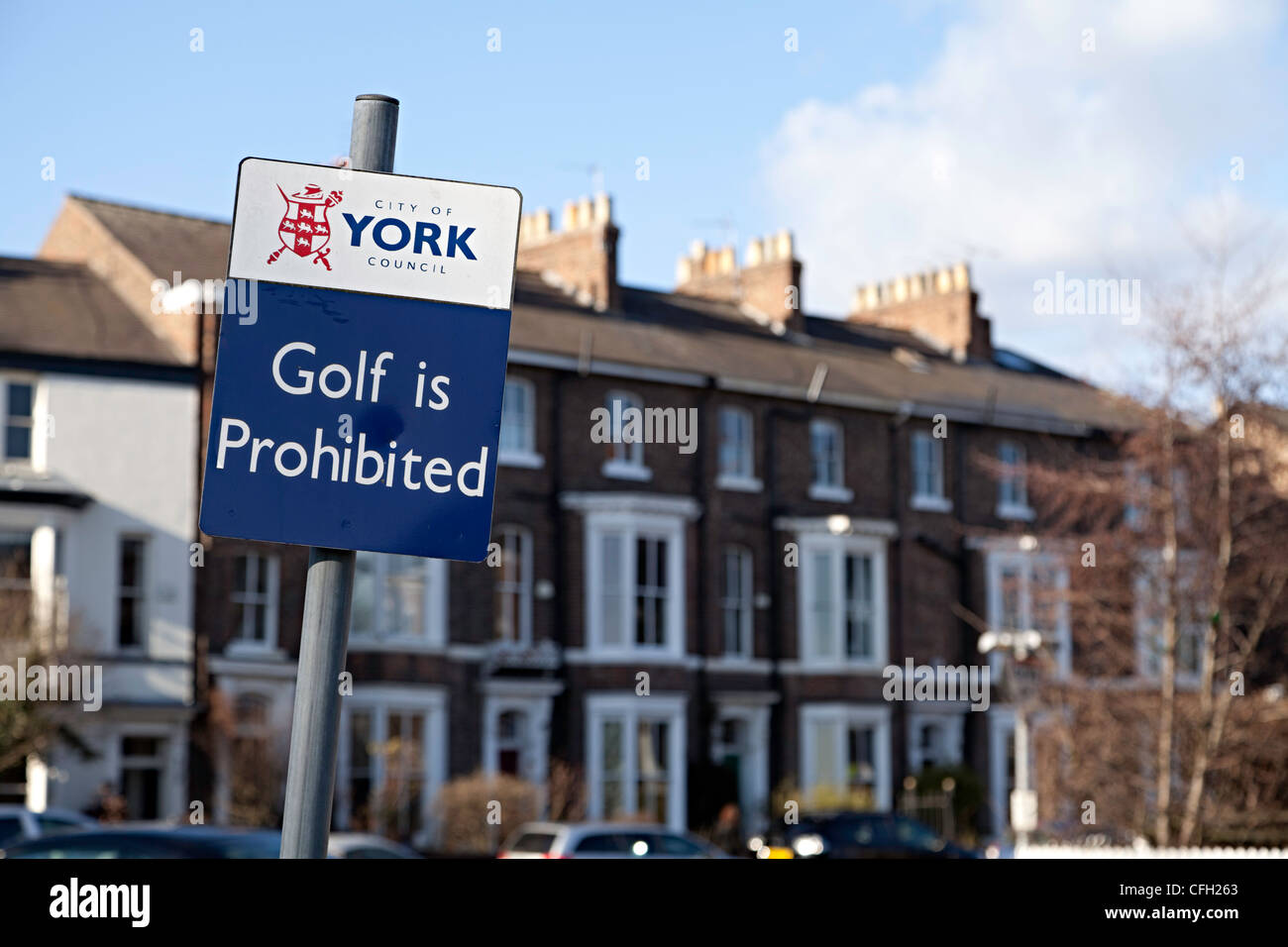 Golf prohibited sign -Fotos und -Bildmaterial in hoher Auflösung – Alamy