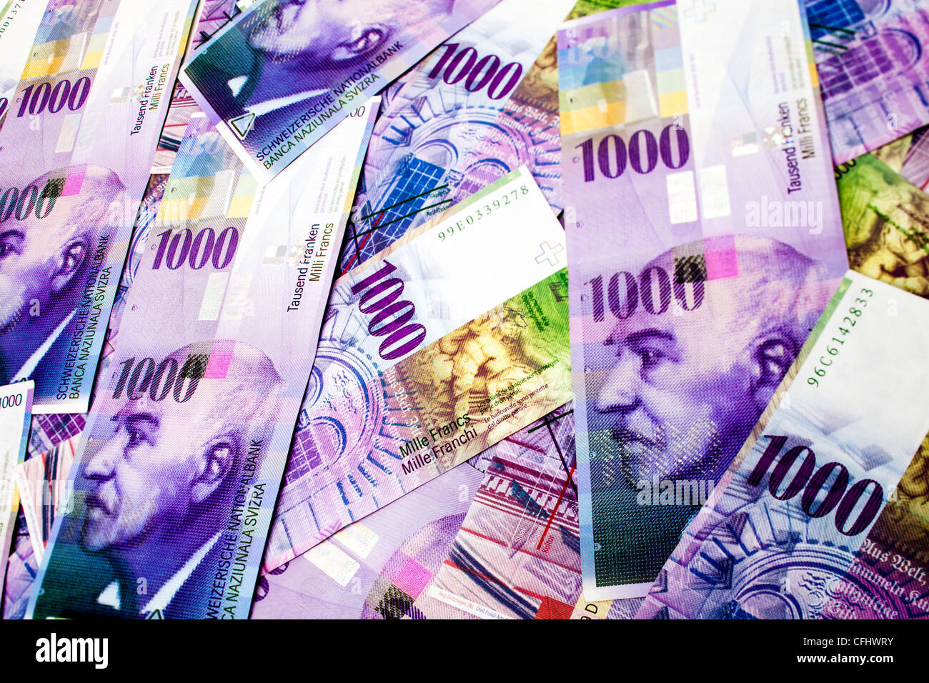 Schweizer franken geld und banknoten der schweiz -Fotos und ...