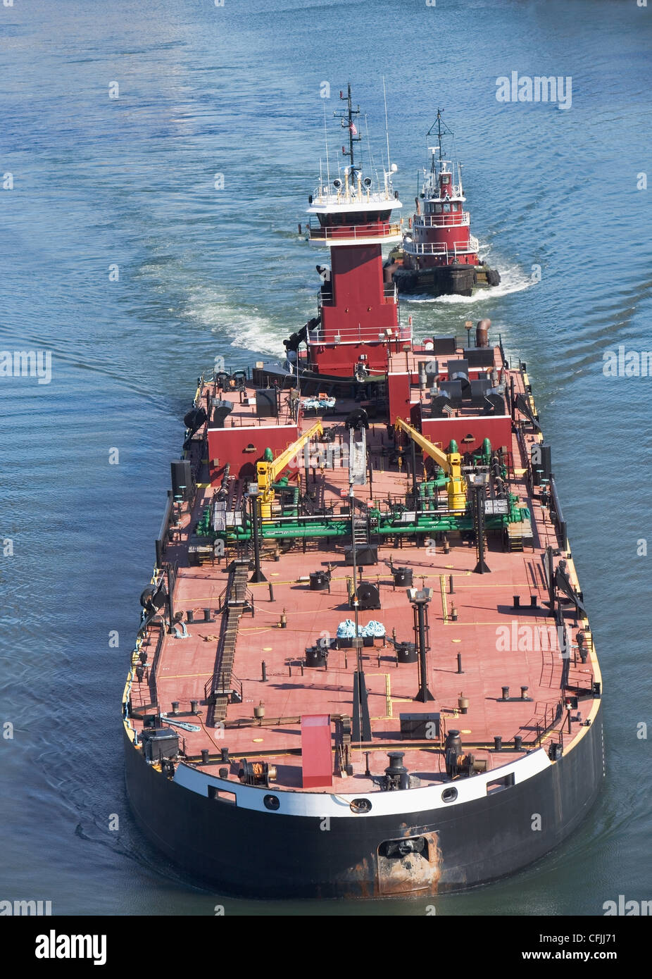 Öl-Tanker Boot, New York City, USA Stockfotografie - Alamy