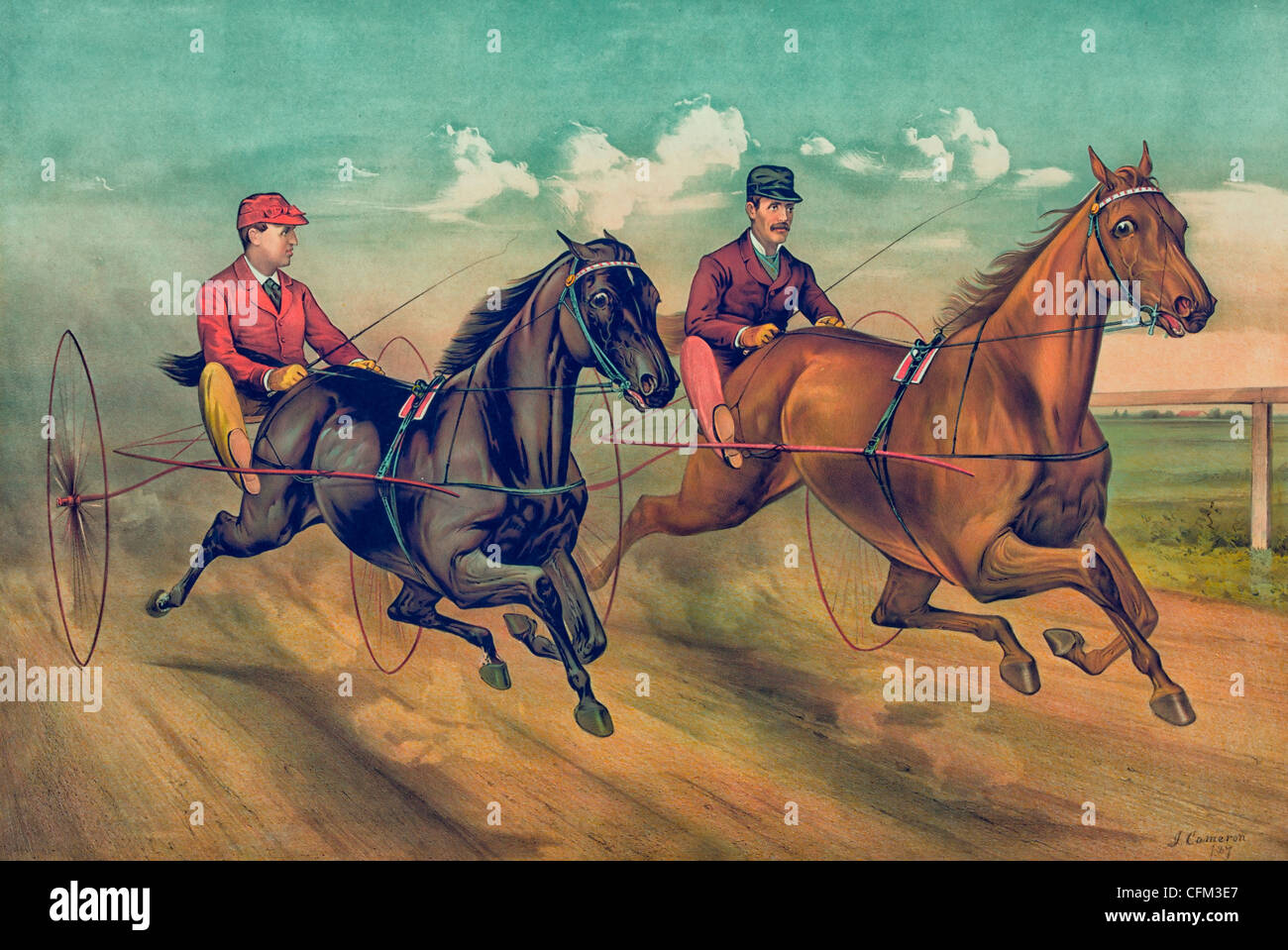 Trabrennen jockey -Fotos und -Bildmaterial in hoher Auflösung – Alamy