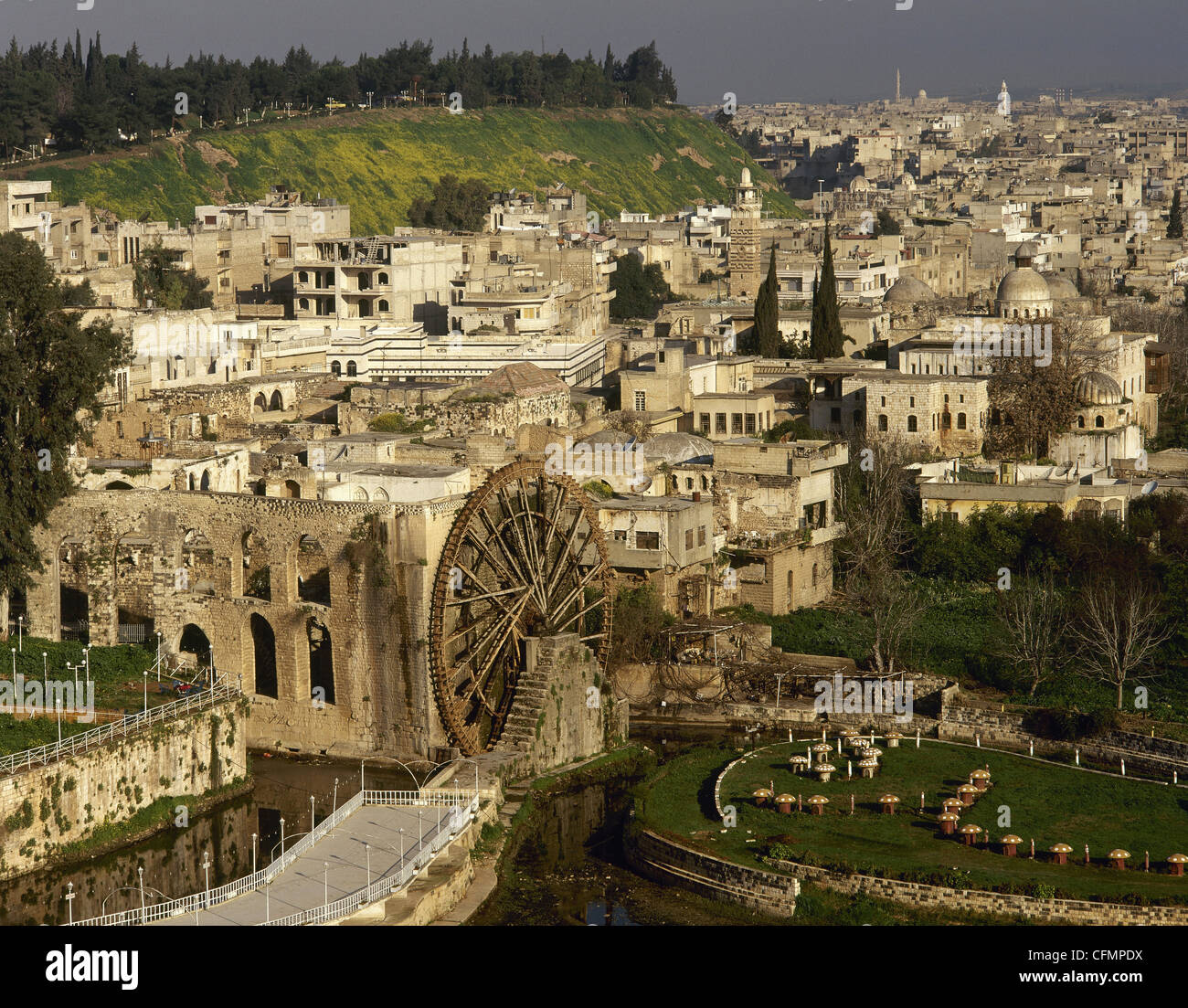 Syria Hama Noria In Orontes Stockfotos und -bilder Kaufen - Alamy