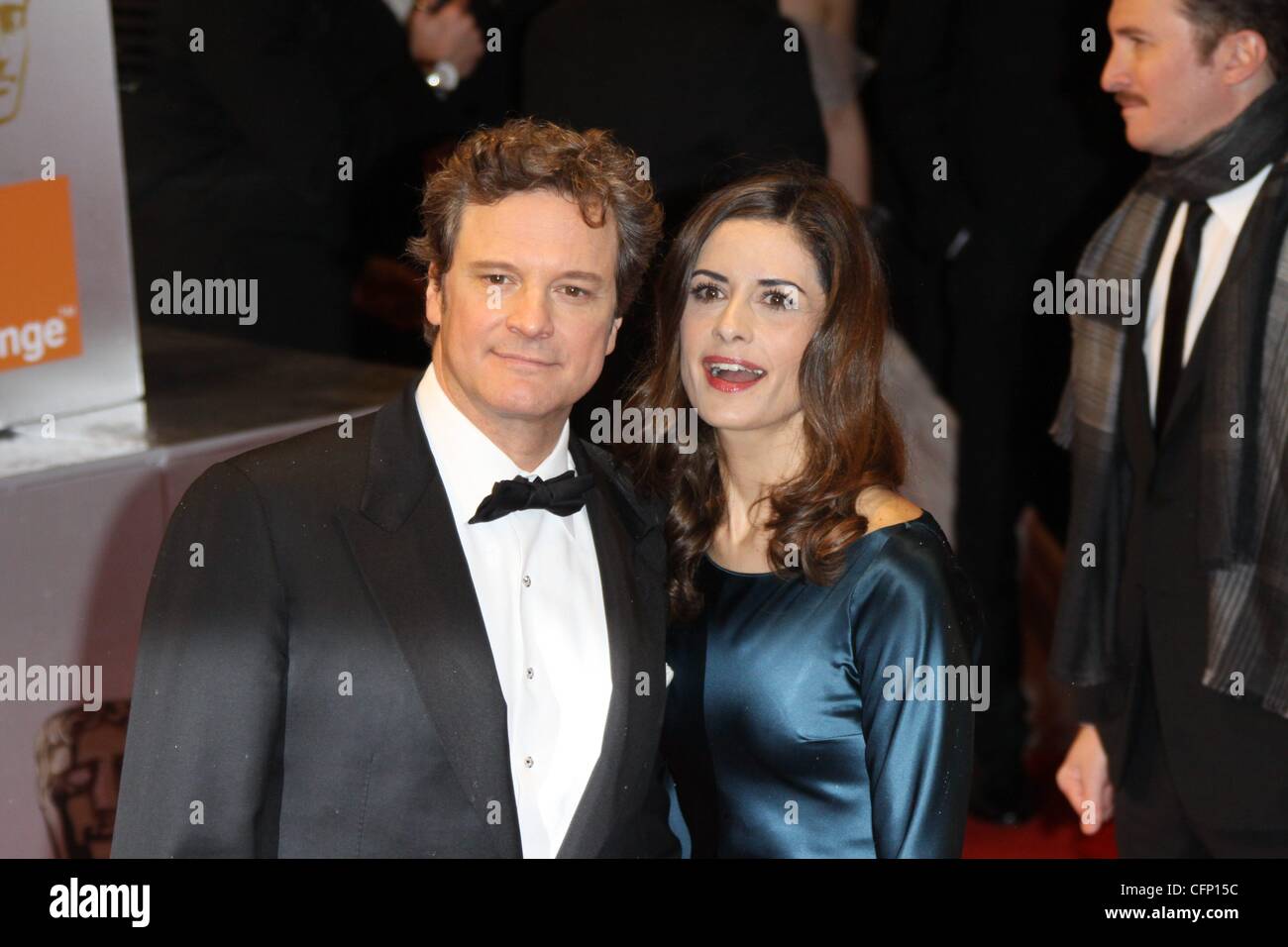 Colin Firth und seine Frau Livia Giuggioli Orange British Academy Film ...