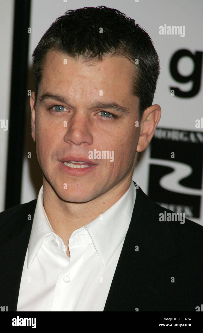 11. Dezember 2006; New York, NY, USA; Schauspieler MATT DAMON bei der ...