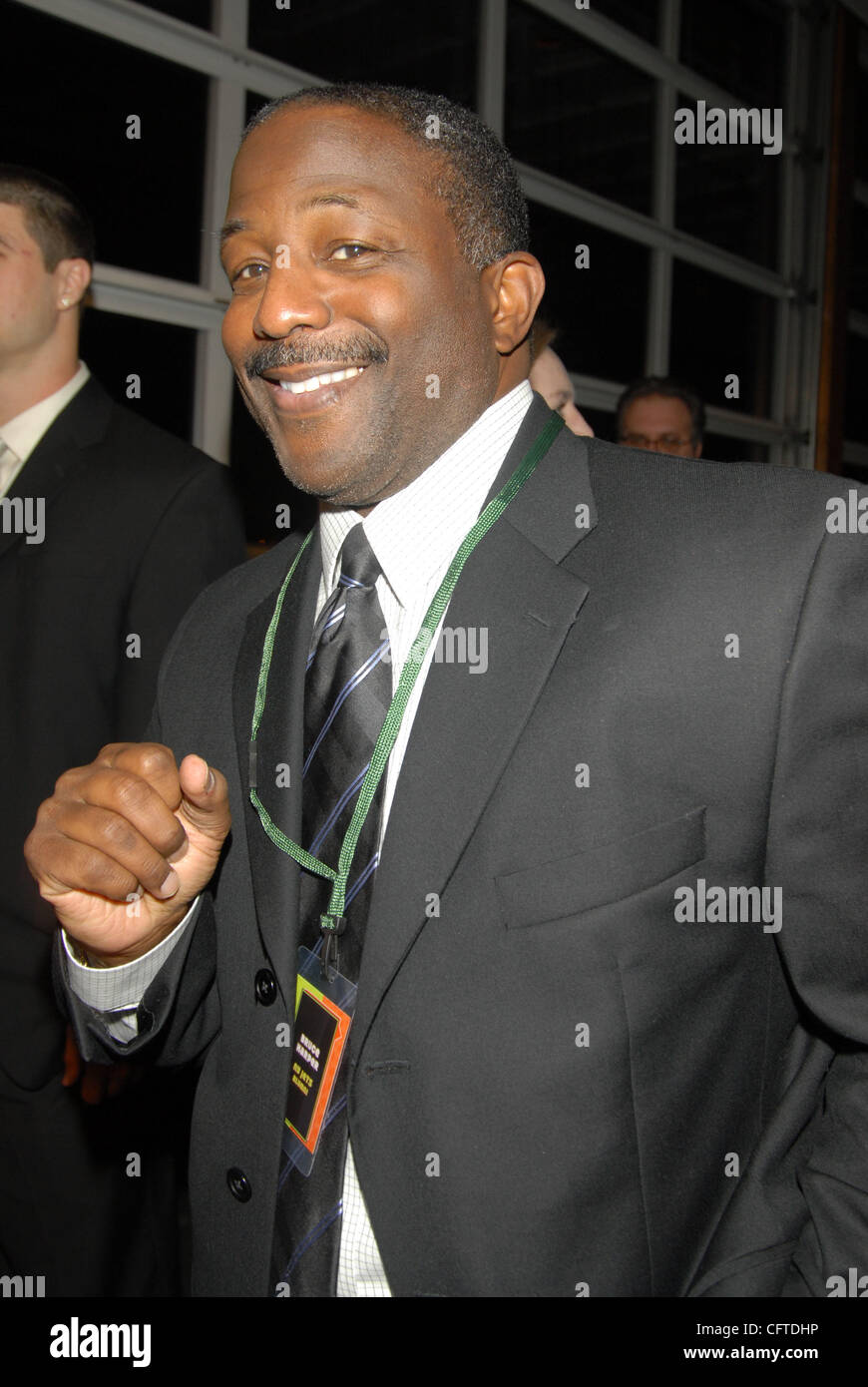 9. Januar 2007; New York, NY, USA; NY JET BRUCE HARPER auf den MDA ...