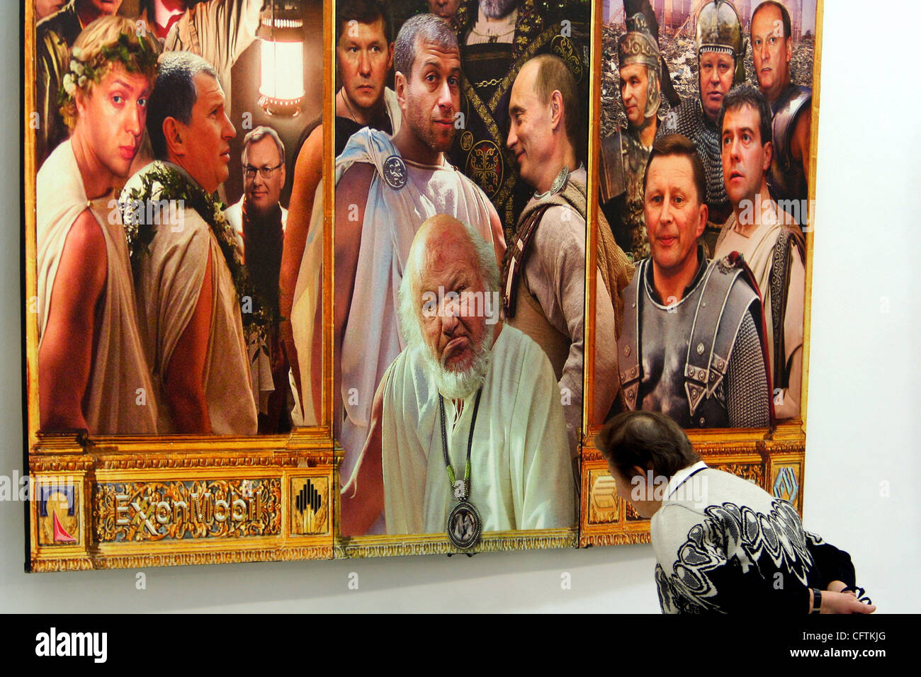Ausstellung der russischen Werke des Künstlers Andrei Budaev. Vladimir ...