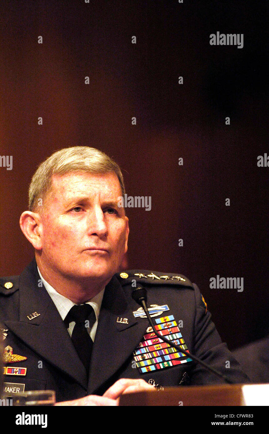 3. März 2007, WASHINGTON, D.C., General Peter SCHOOMAKER, Stabschef der ...