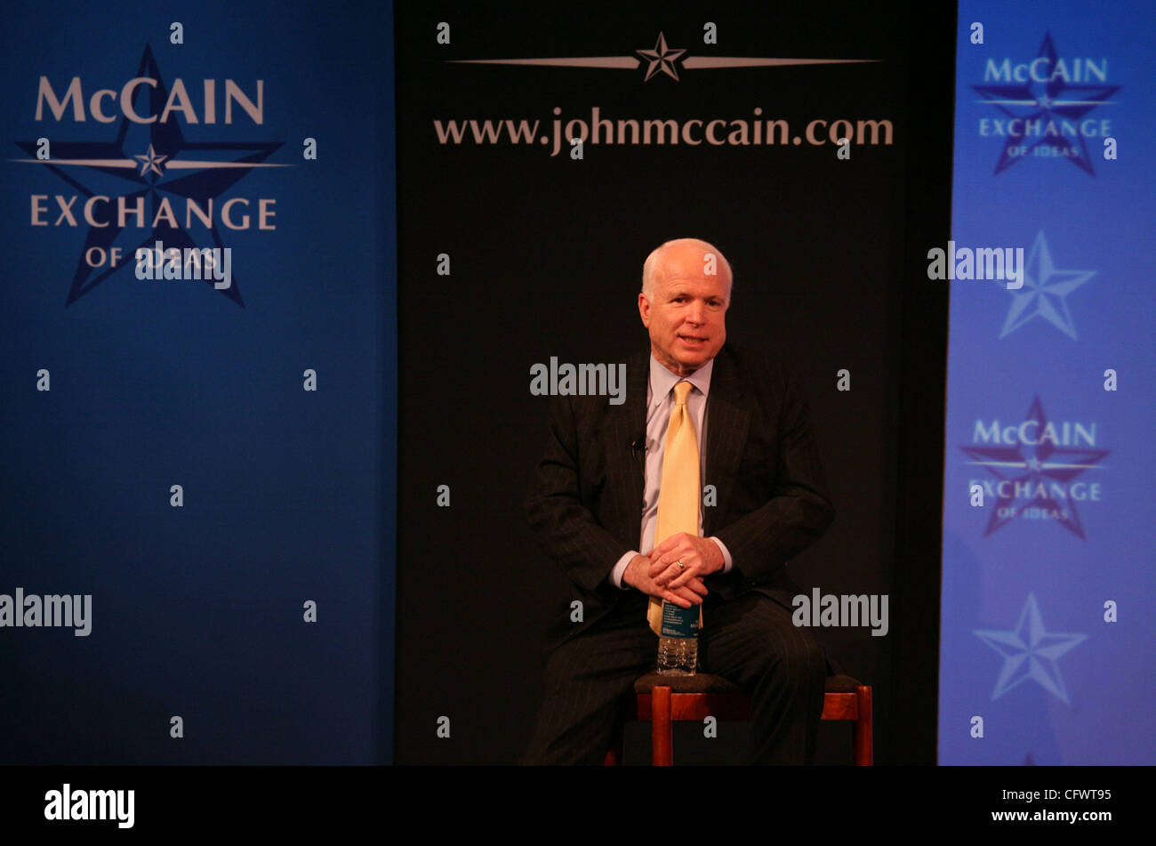 8. März 2007; New York, NY, USA; Senator JOHN MCCAIN bei einem McCain ...