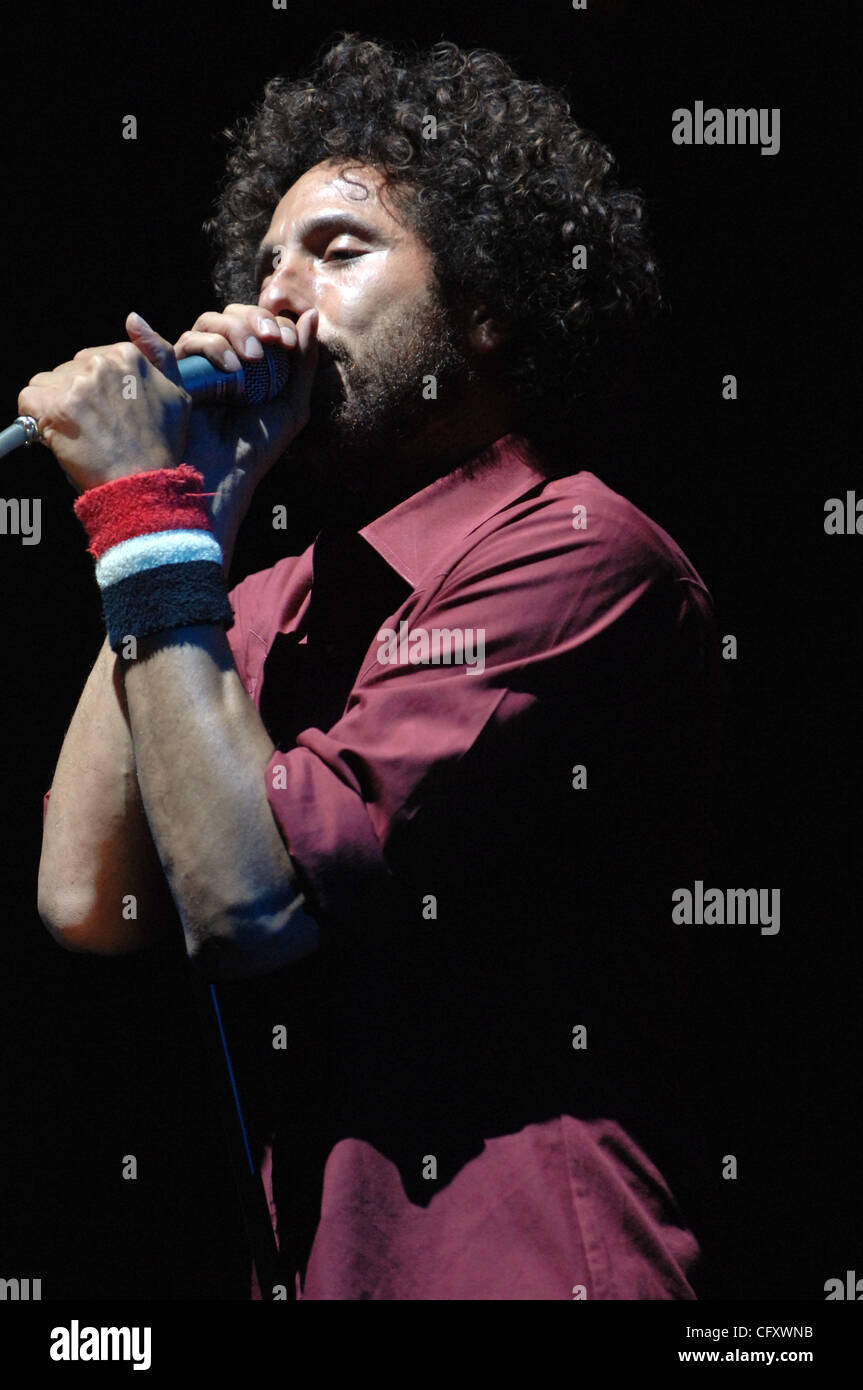 29. April 2007 Indio, CA; USA, Sänger ZACH DE LA ROCHA der Band RAGE ...