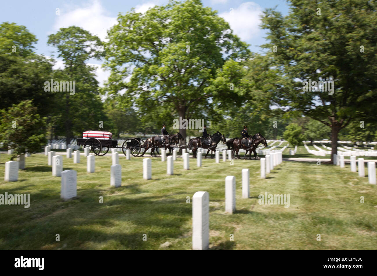 10. Mai 2007 - Arlington, VA, USA - Soldaten aus der Caisson Platton ...