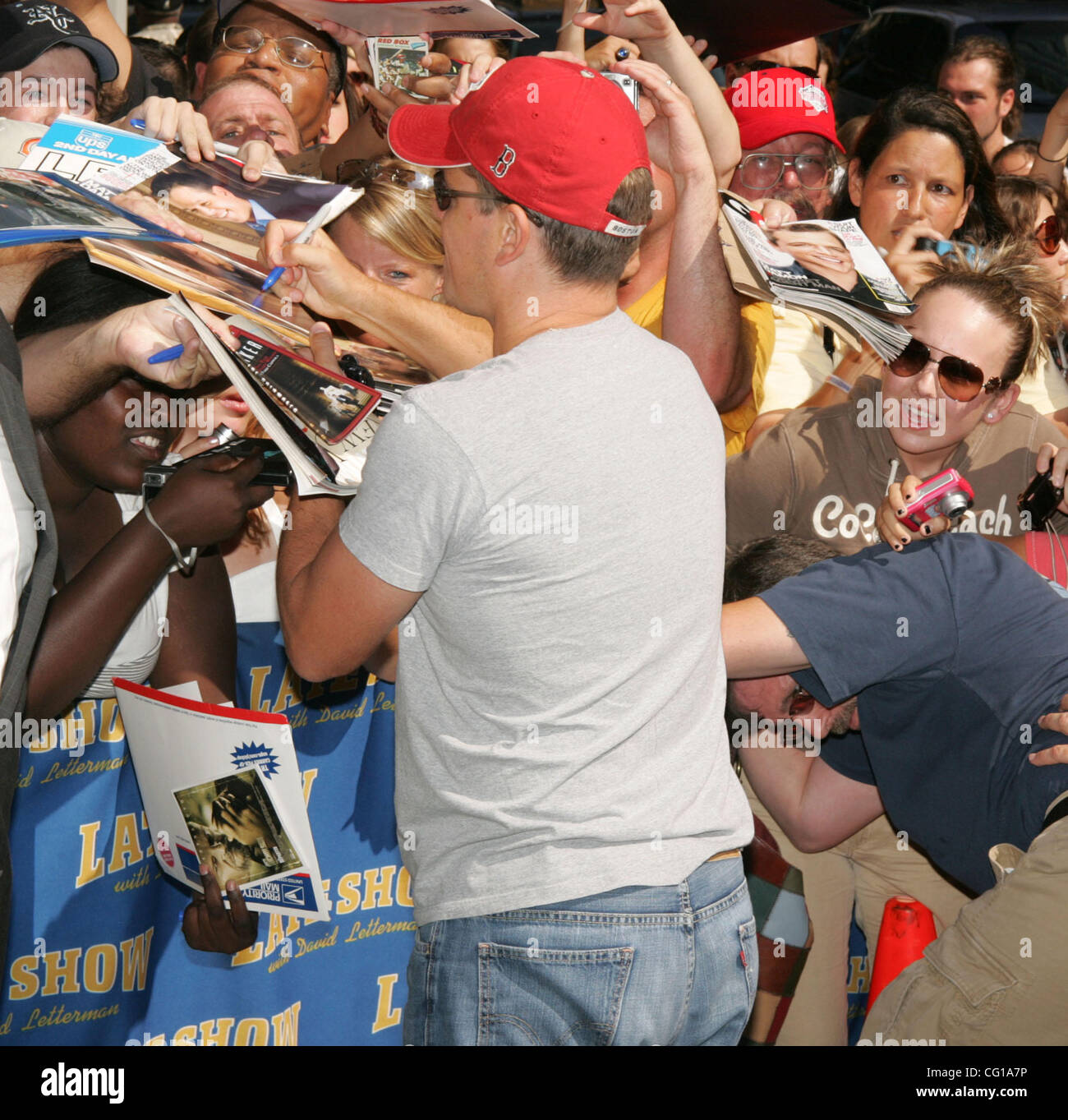 1. August 2007 - New York, NY, USA-Schauspieler MATT DAMON gibt ...