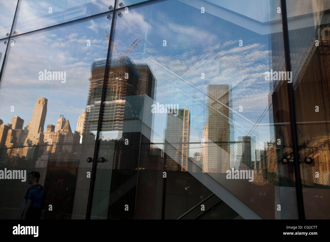 Ground Zero, Ort des Angriffs 9/11 World Trade Center in New York ...