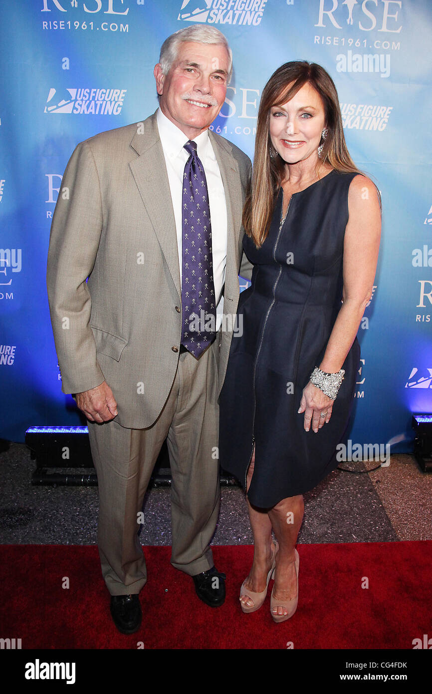 Dr. Greg Jenkins, Peggy Fleming der New-York-premiere von "Bei Best Buy ...