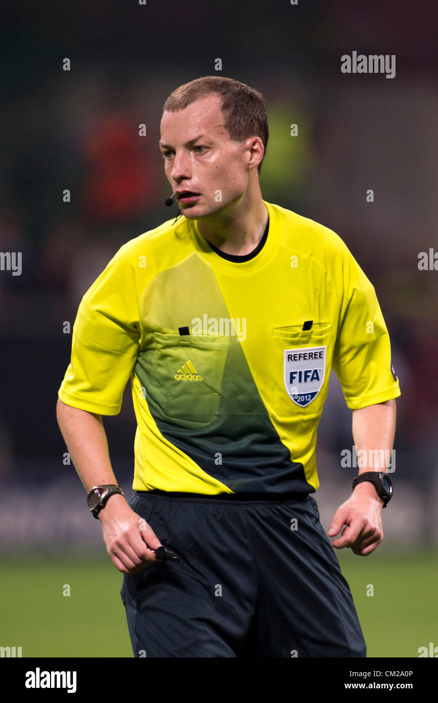 William Collum (Schiedsrichter), 18. September 2012 - Fußball / Fußball ...