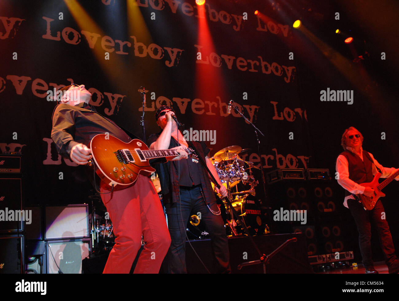 2. Oktober 2012 rocken - Norfolk, Virginia, USA - 80er Jahre Rocker ...