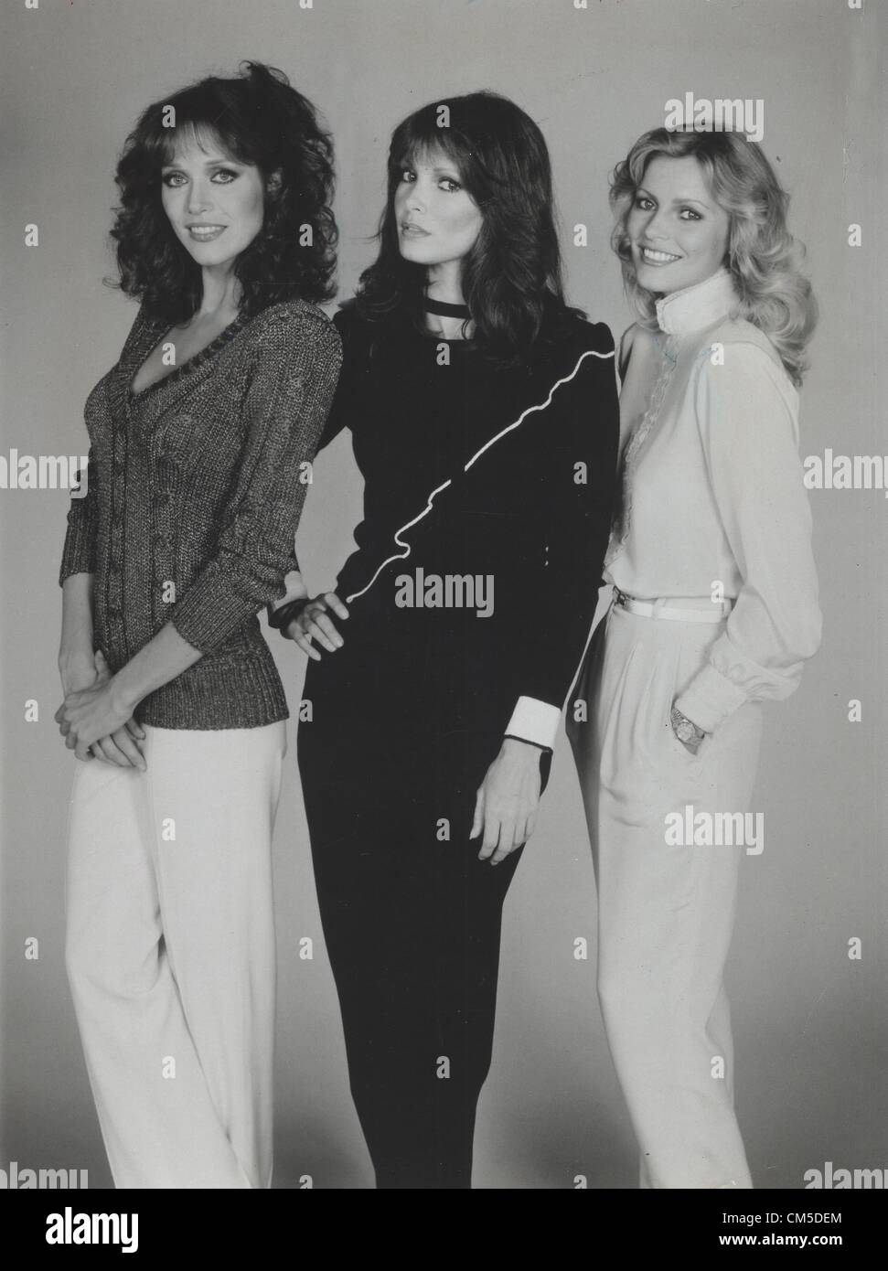 DREI ENGEL FÜR CHARLIE. Tanya Roberts mit Jaclyn Smith und Cheryl Ladd ...