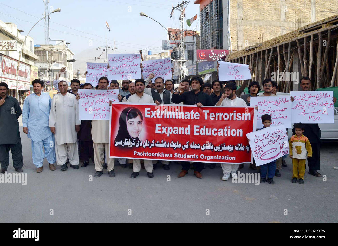 Malala Protest Stockfotos und -bilder Kaufen - Alamy