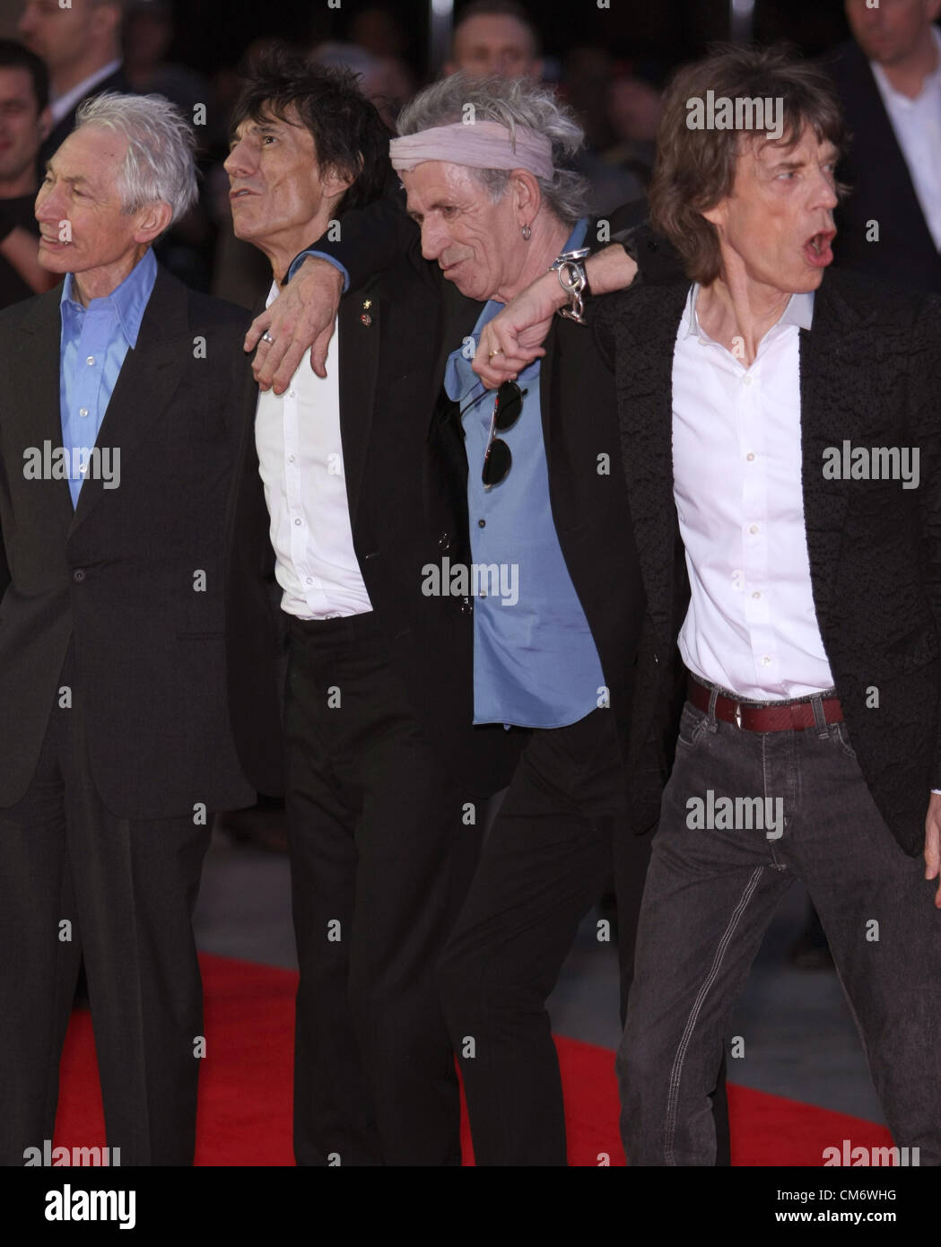CHARLIE WATTS RONNIE HOLZ KEITH RICHARDS MICK JAGGER CROSSFIRE ...