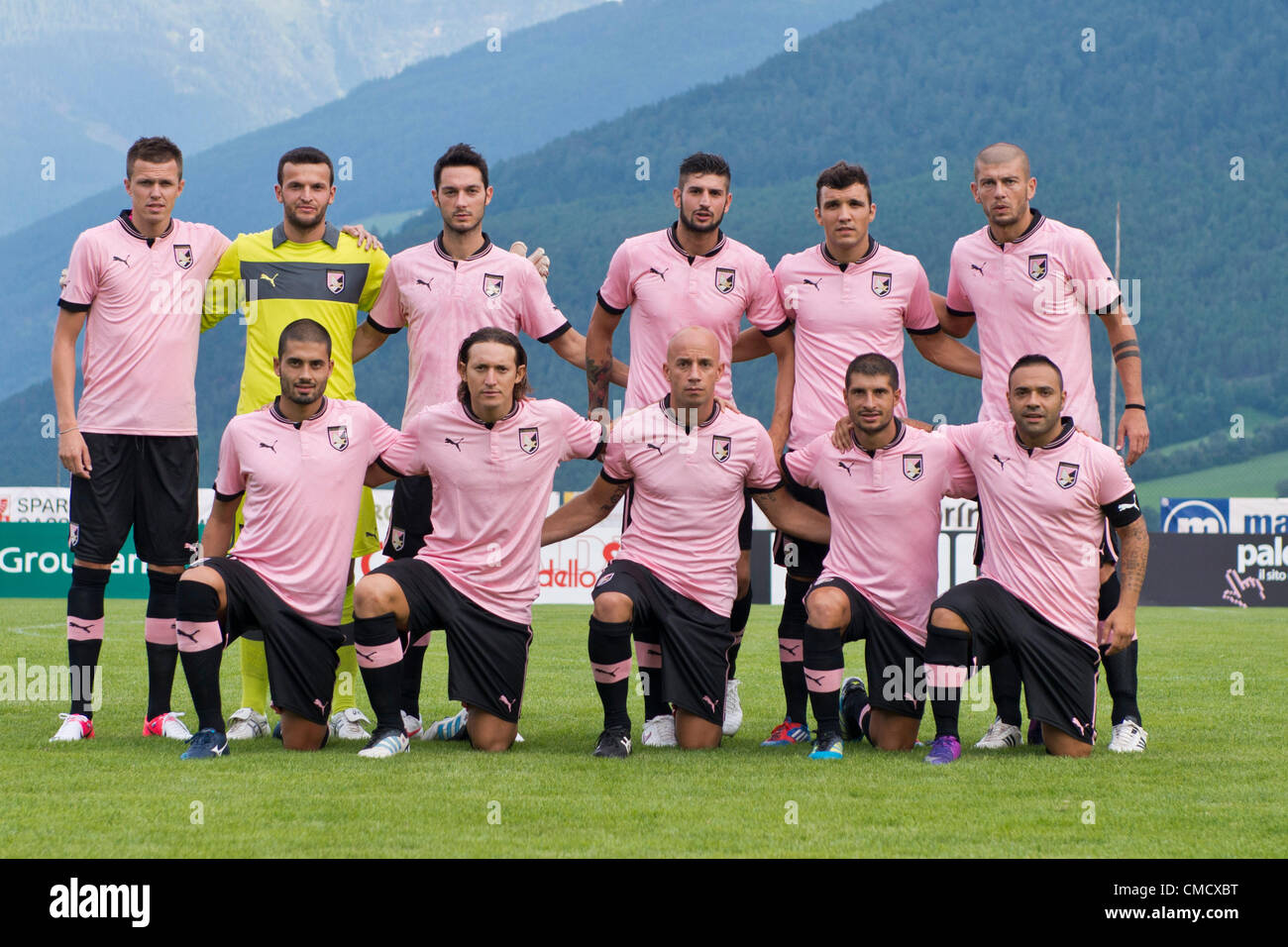 Palermo-Gruppe Mannschaftsaufstellung, 19. Juli 2012 - Fußball ...