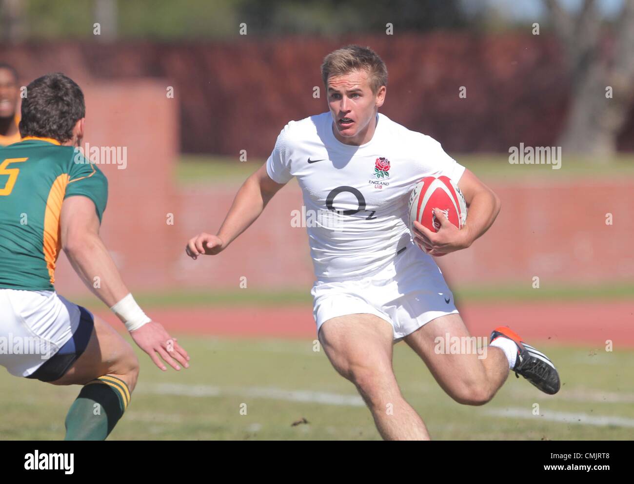 CAPE TOWN, SOUTH AFRICA - 18. AUGUST England Flügel Josh Watkins ...