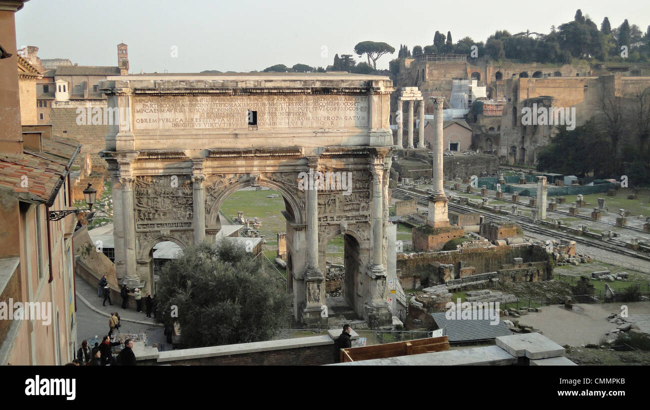 Forum Romanum, Rom, Italien Stockfotografie - Alamy