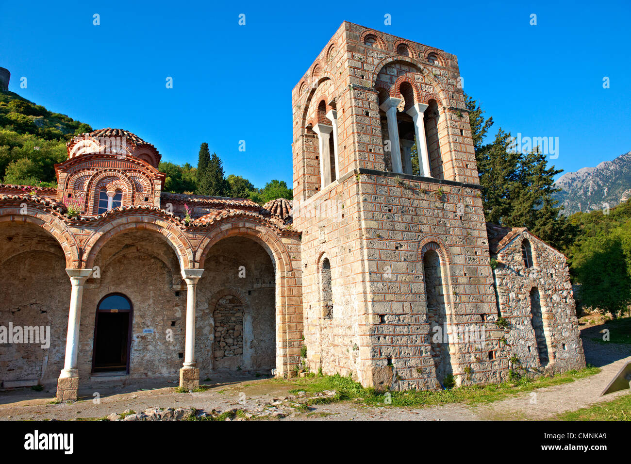 Die byzantinische Kirche der Hagia Sophia im Kloster von Christus der ...