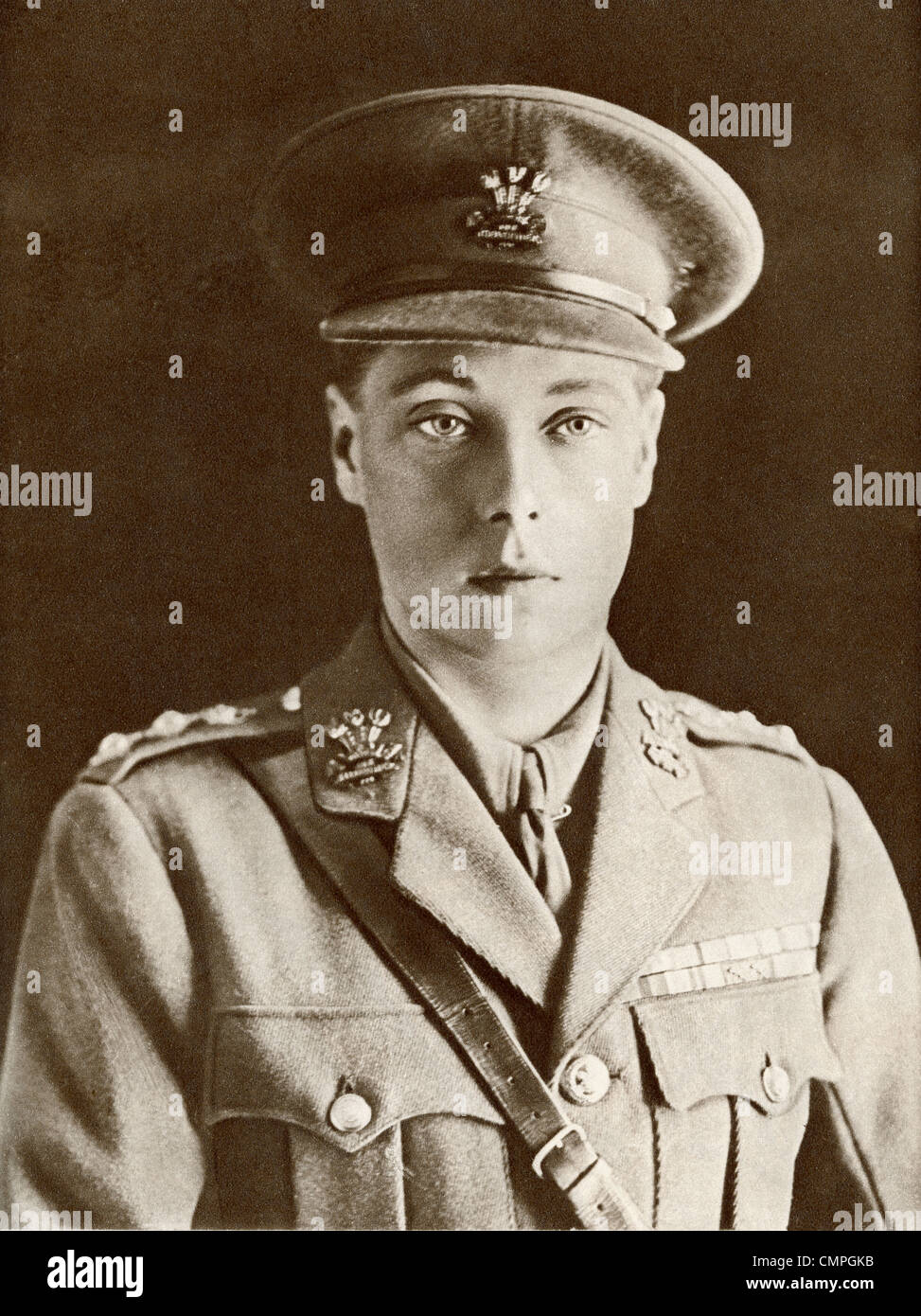 Edward der prinz von wales in uniform im jahr 1915 -Fotos und ...