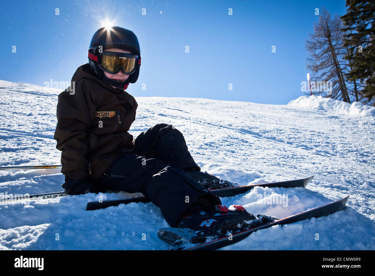 Eine Skipiste Stockfotos und -bilder Kaufen - Alamy