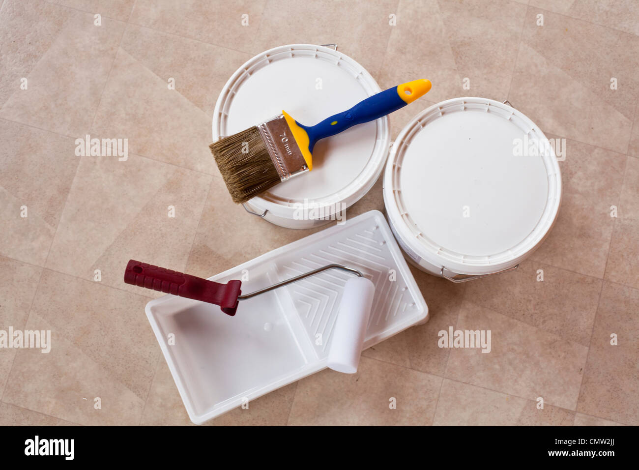 Mit farbroller Stockfotos und -bilder Kaufen - Alamy