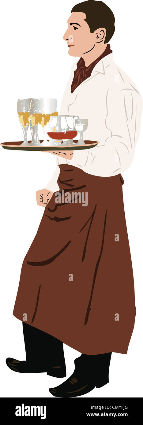 Kellner zeichnung -Fotos und -Bildmaterial in hoher Auflösung – Alamy